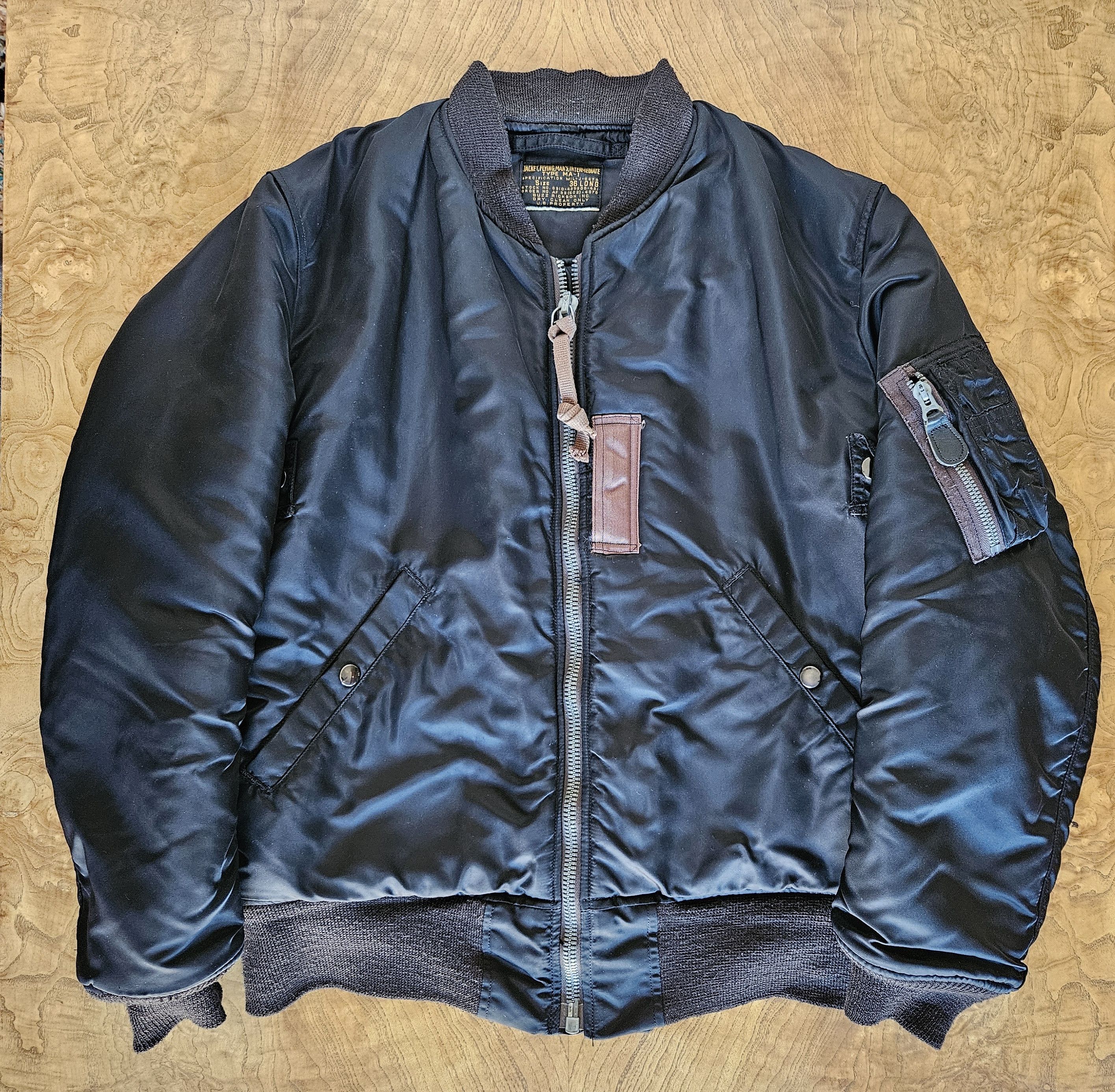 Buzz Rickson's Buzz Rickson William Gibson MA-1 Nylon | Grailed