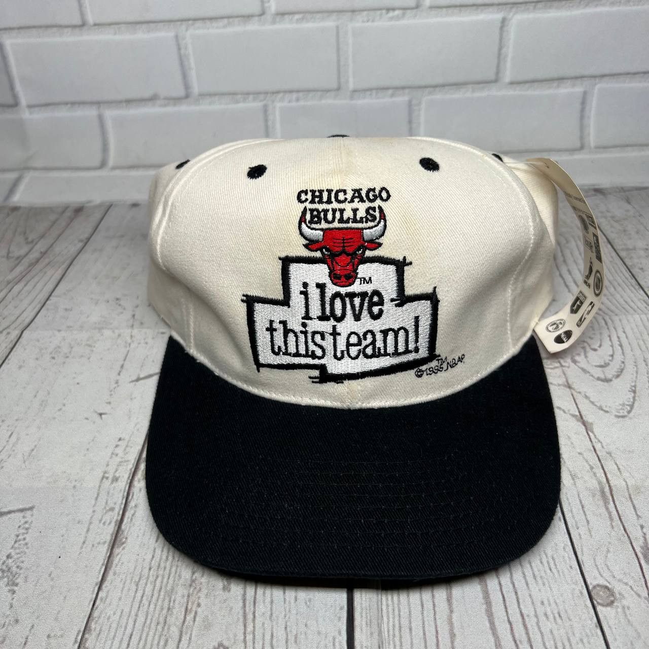 NBA Vintage Chicago Bulls NBA AJD Hat Snapback Cap White Men | Grailed