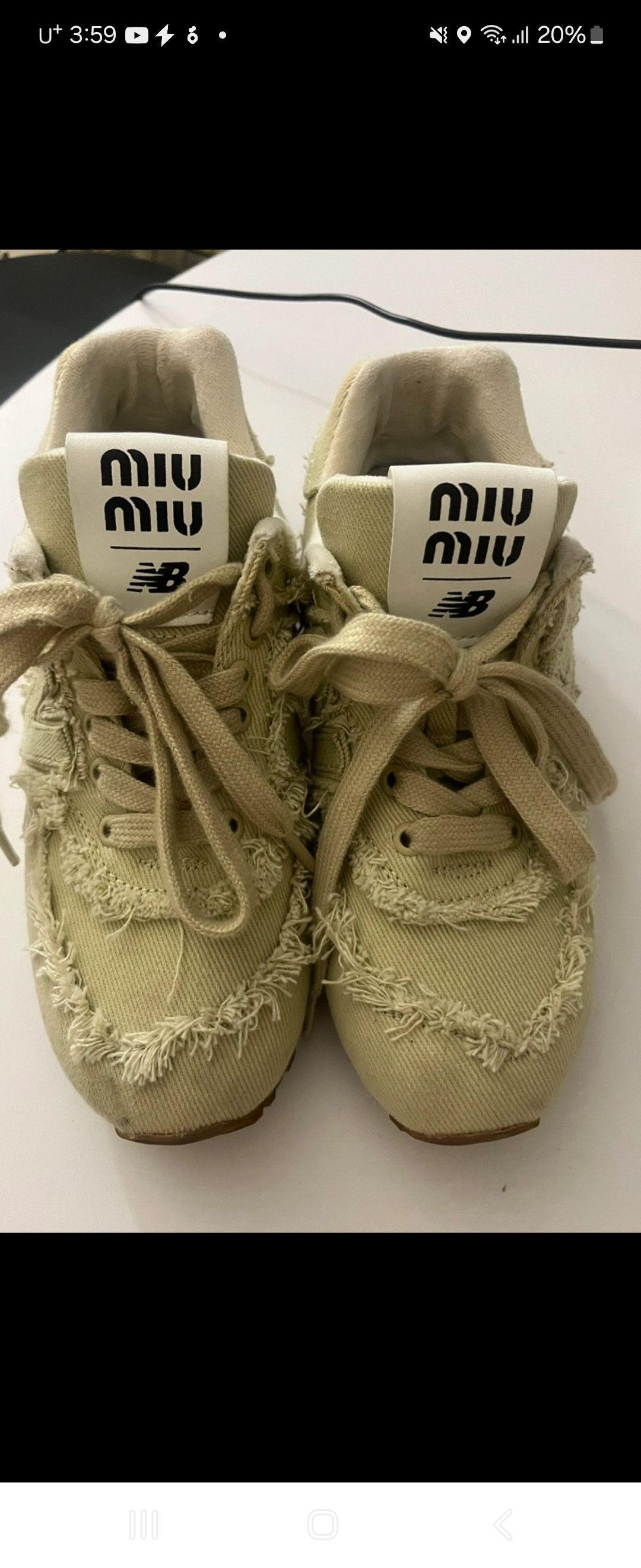 Miu Miu Miu Miu x New Balance sneakers | Grailed