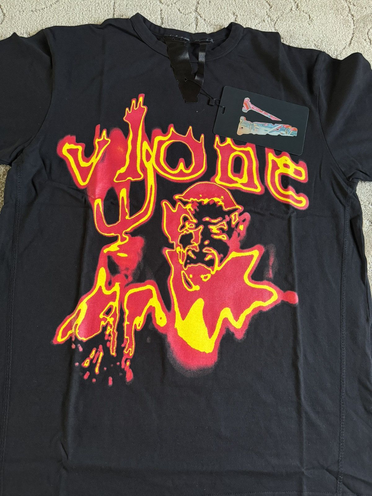 Vlone Vlone Devil Spit T-shirt | Grailed
