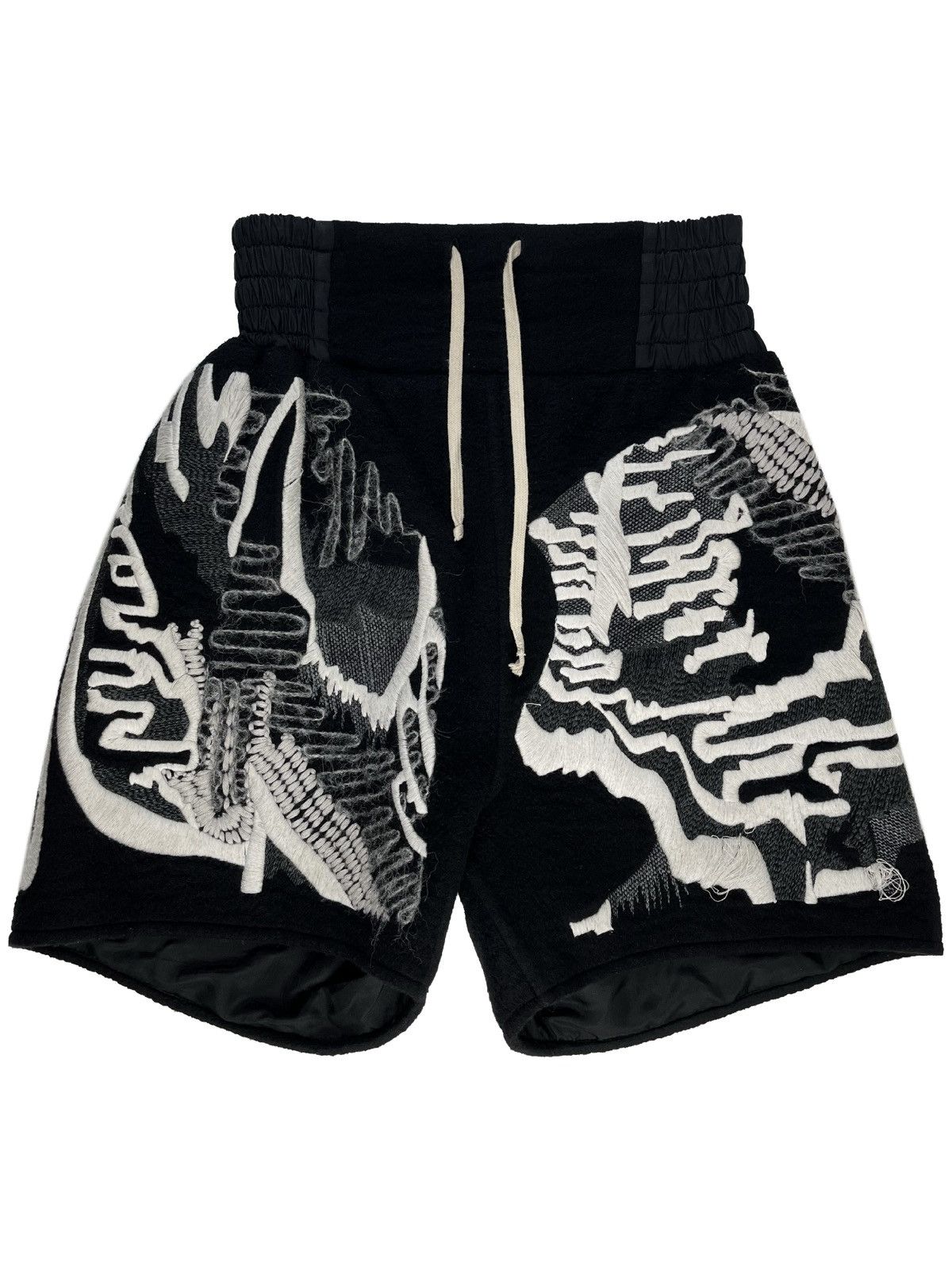 Rick Owens FW14 Rick Owens MOODY Embroidered Cashmere Boxer Shorts ...