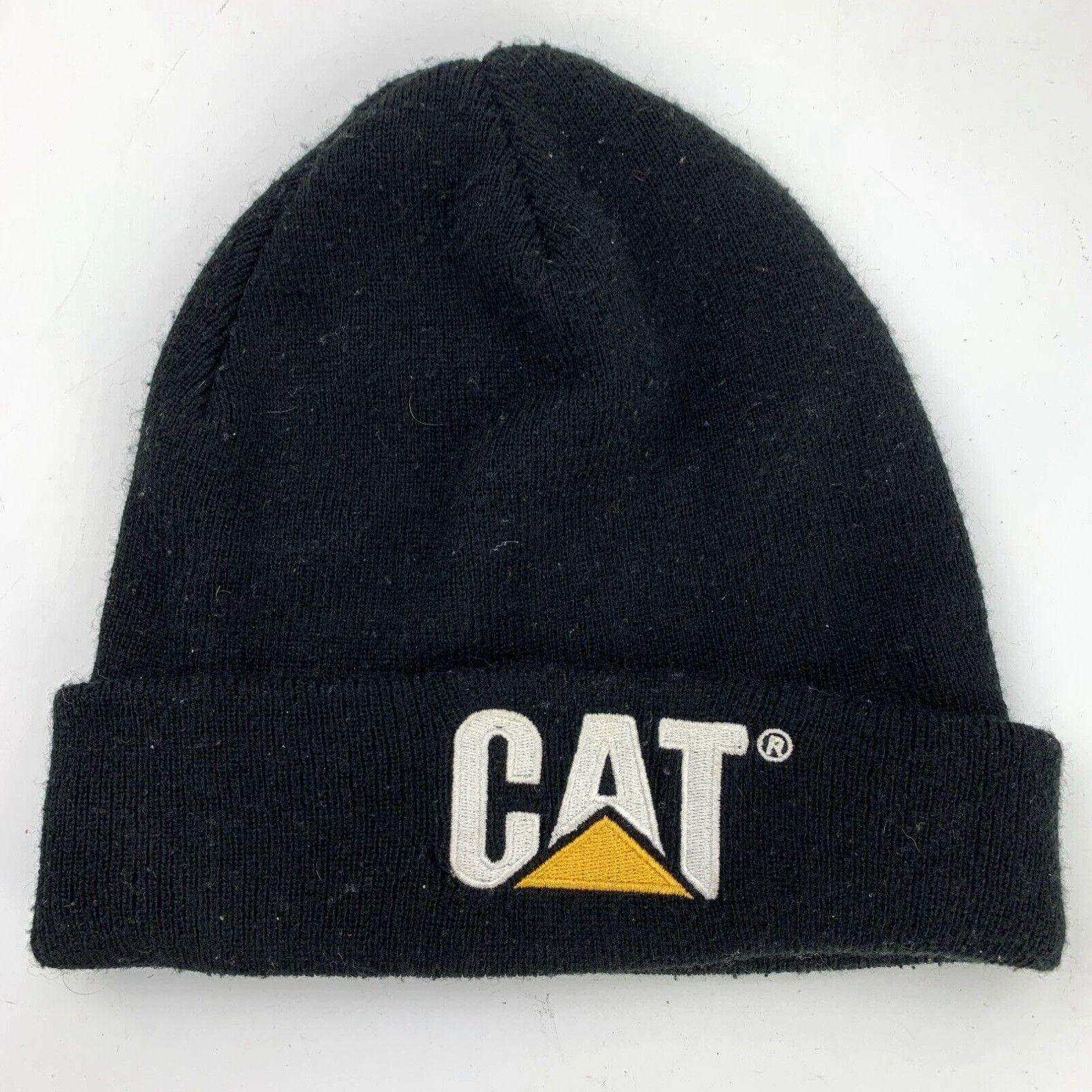 Caterpillar Caterpillar CAT Black Skull Ball Cap Hat Fitted Baseball ...