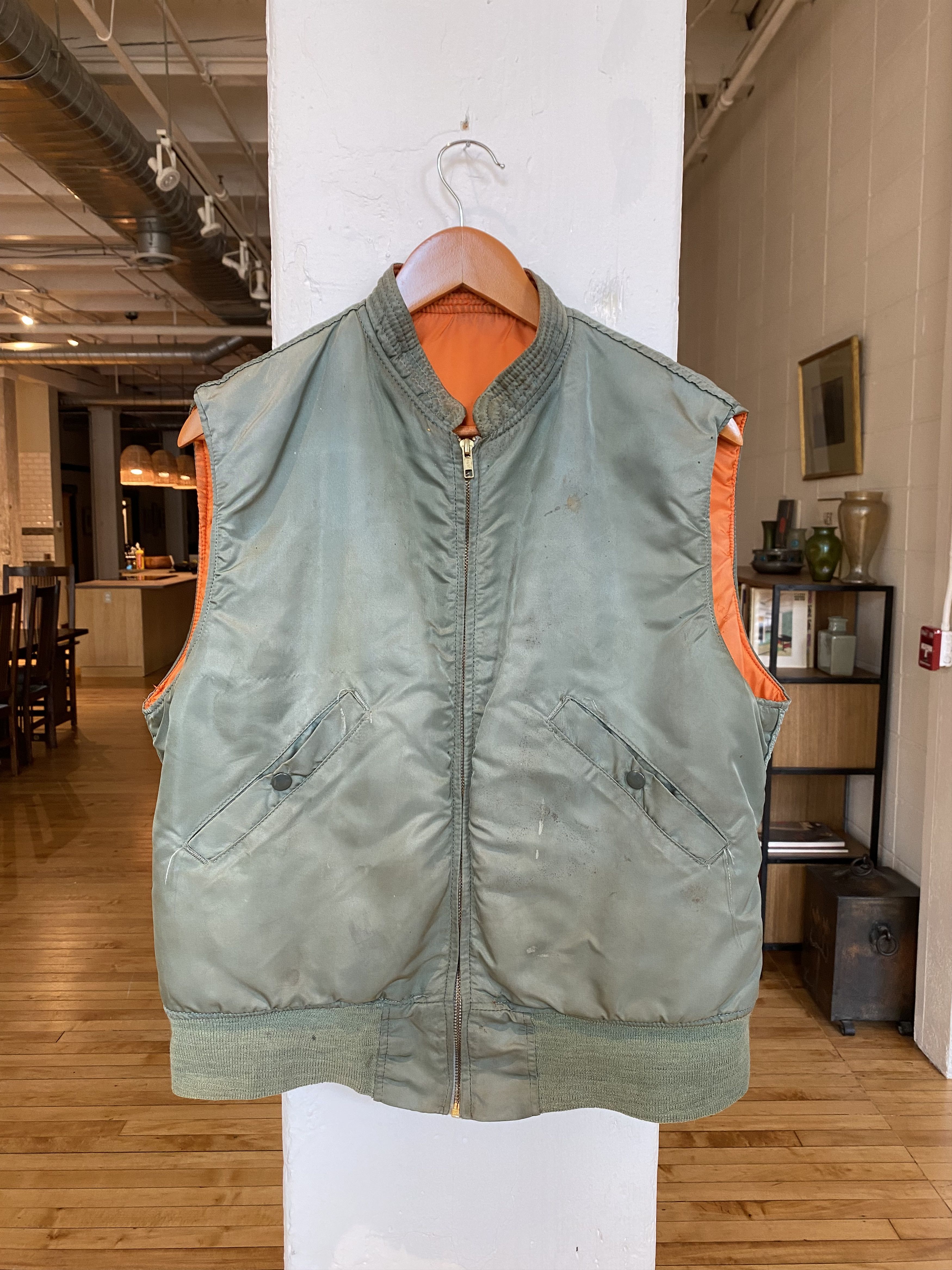 Vintage Vintage 70s Sun Faded Vietnam Bomber Vest Flyers | Grailed