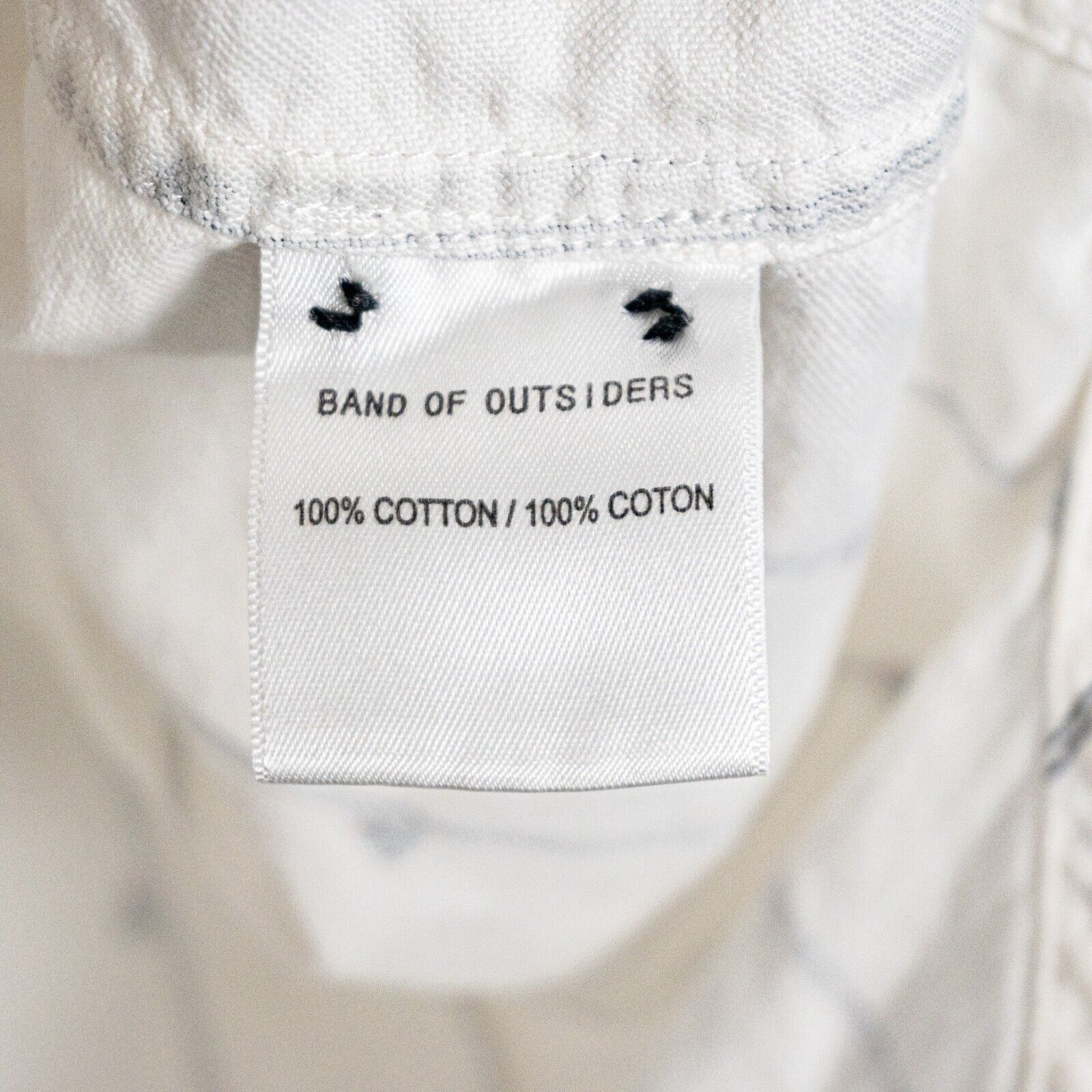 Band Of Outsiders BAND OF OUTSIDERS Men's Button Down Shirt White ...