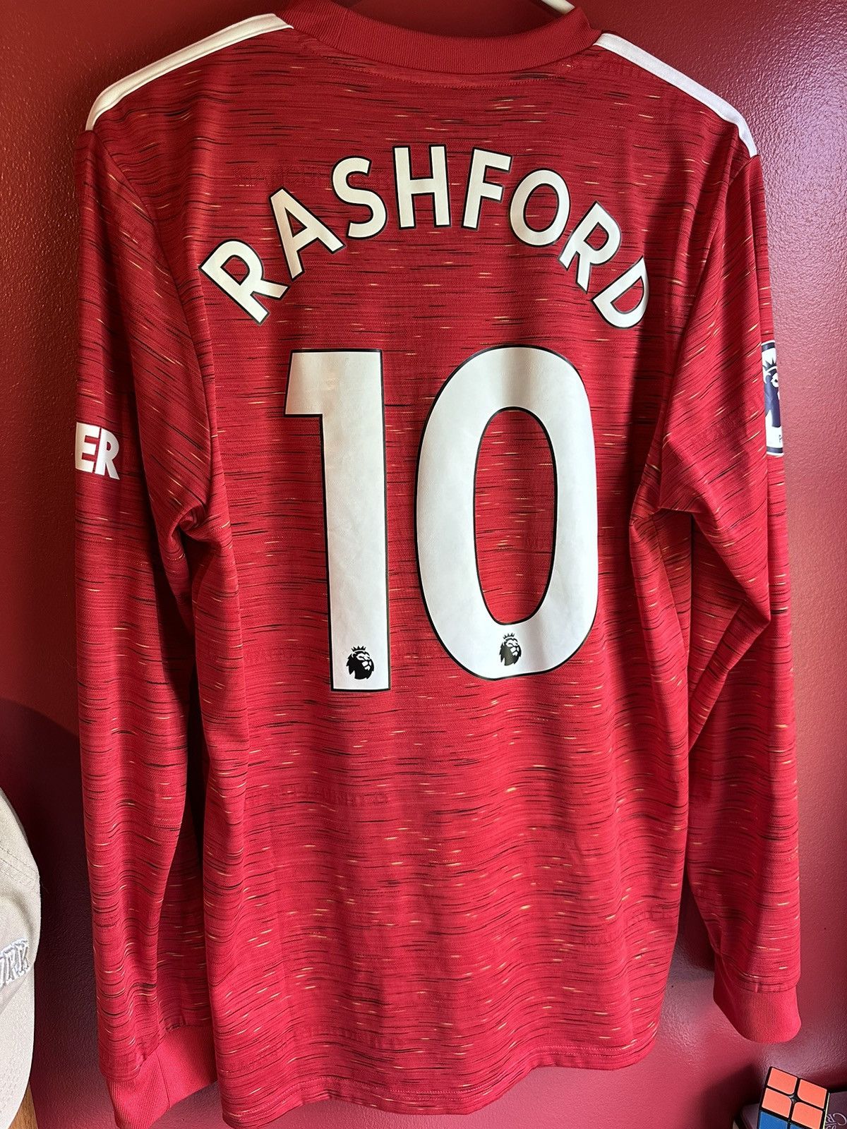 Adidas Manchester United 20/21 Rashford home kit | Grailed