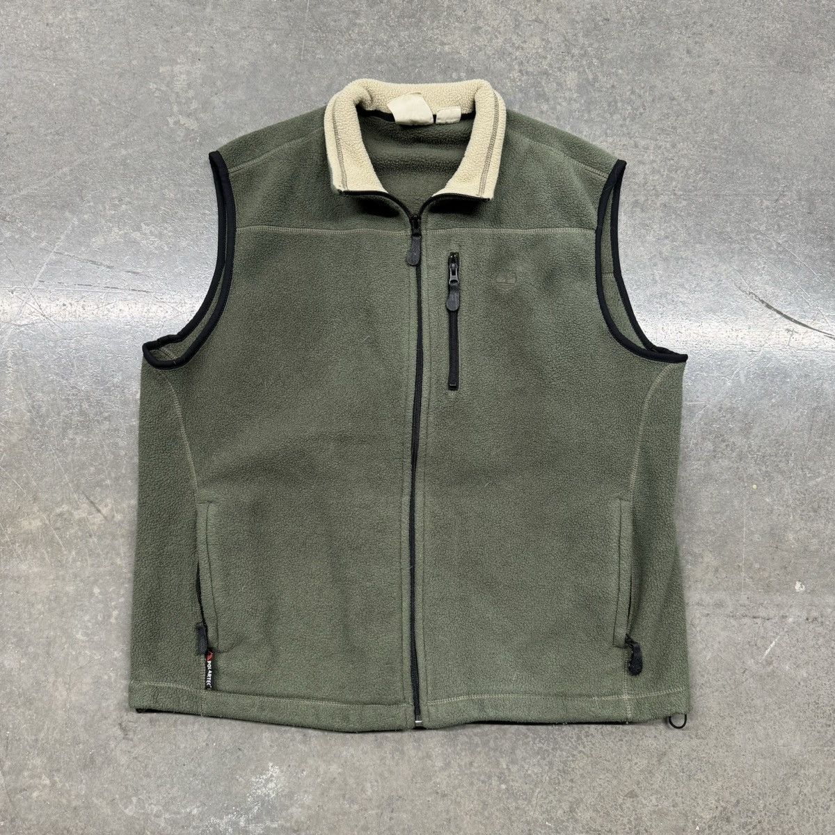 Streetwear × Timberland × Vintage Green Tim vest and black hoodie | Grailed