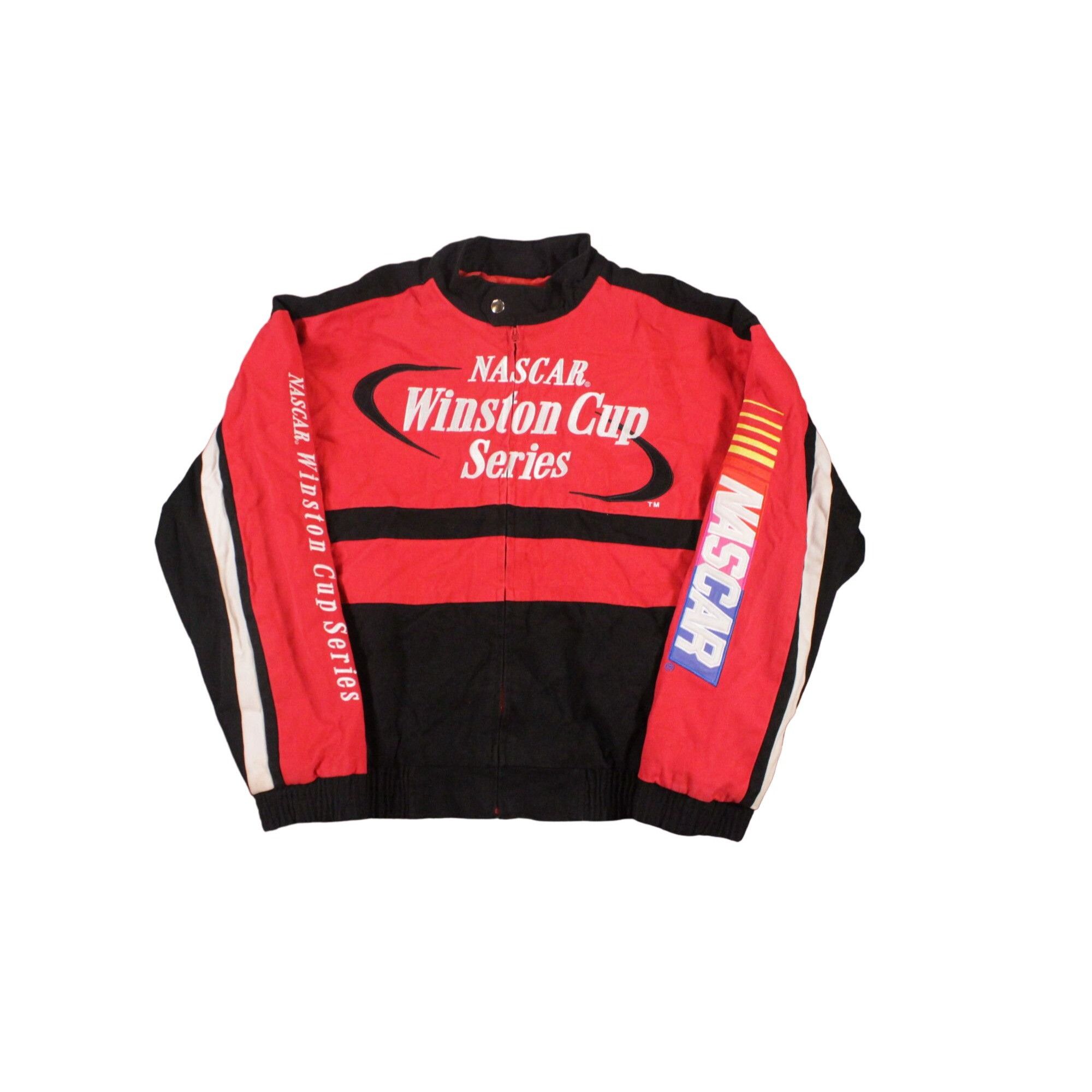 Vintage Vintage 90s Nascar Winston Cup Racing Jacket Red L | Grailed