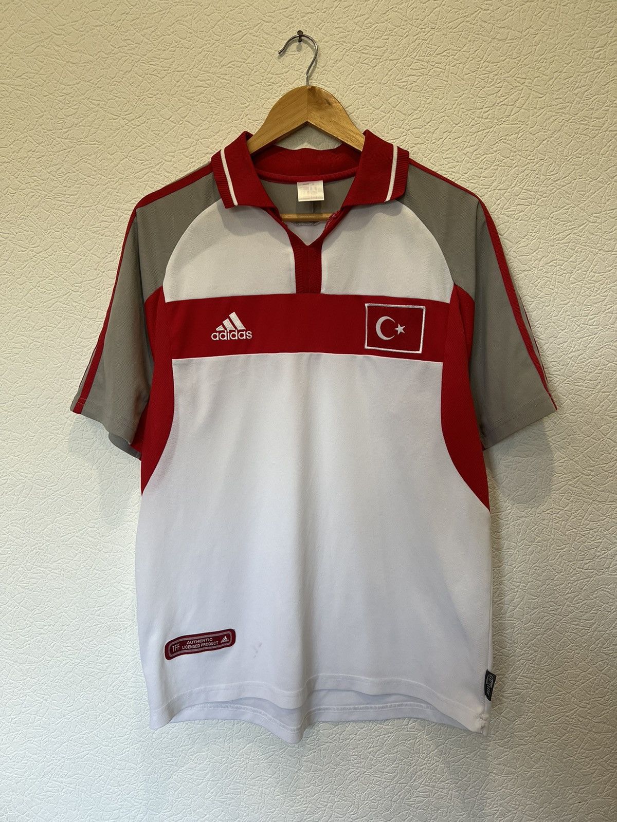 Adidas × Vintage Adidas Turkey 2000 Away Kit Soccer Jersey | Grailed