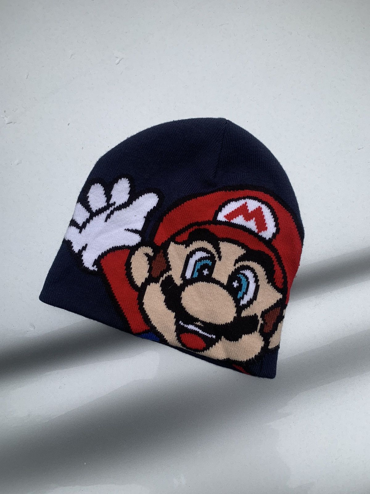 SUPER MARIO NINTENDO Y2K MOVIE CRAZY BEANIE HAT DRILL RARE
