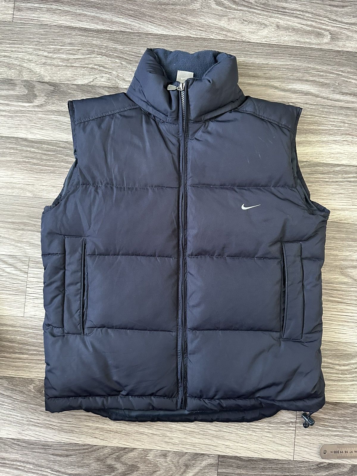 Nike × Nike ACG × Vintage NIKE Vintage Goose Down Navy Blue Gilet Jacket 90s Hype y2k | Grailed