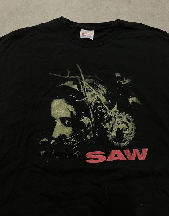 Vintage Saw Movie Promo T-shirt XL 2004 Jigsaw Reverse Bear Trap | Grailed