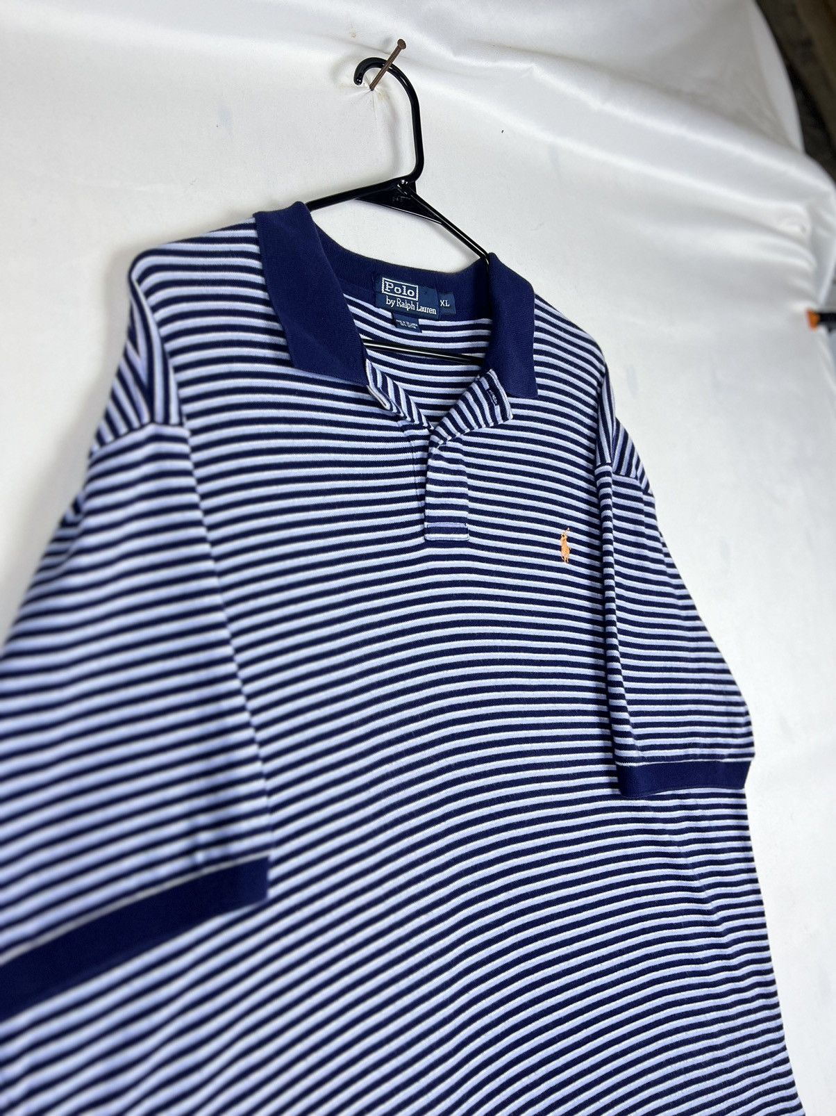 Ralph Lauren Vintage 2000s Polo Ralph Lauren baby blue/navy polo mens ...