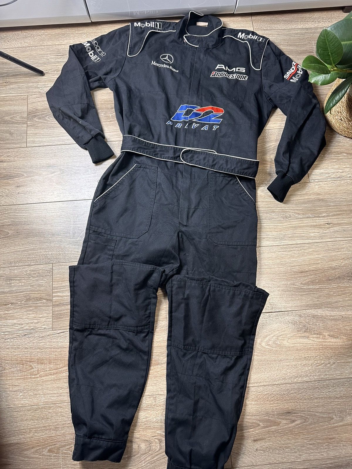 Mercedes-Benz × NASCAR Vtg Mercedes Benz Pit Jumpsuit Coverall Suite ...
