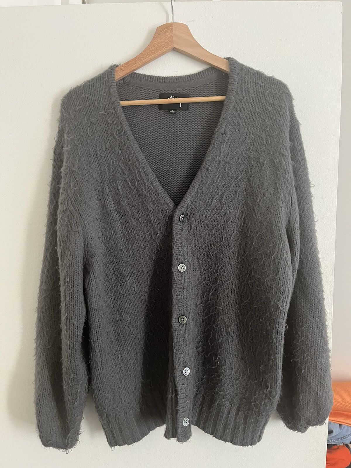 Stussy Stussy brushed cardigan | Grailed