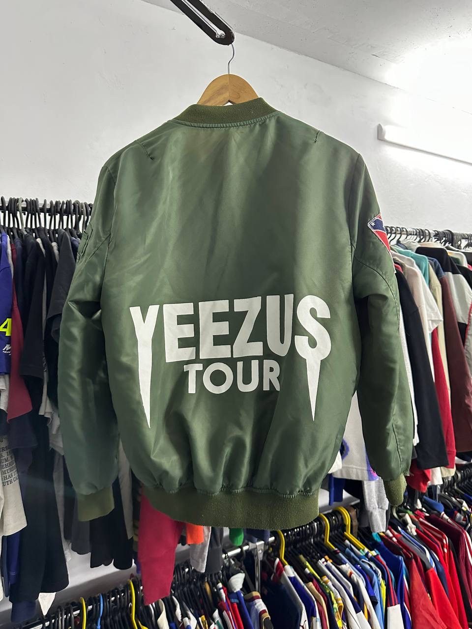 Archival Clothing × Bomber Jacket × Kanye West YEEZUS TOUR BOMBER ...