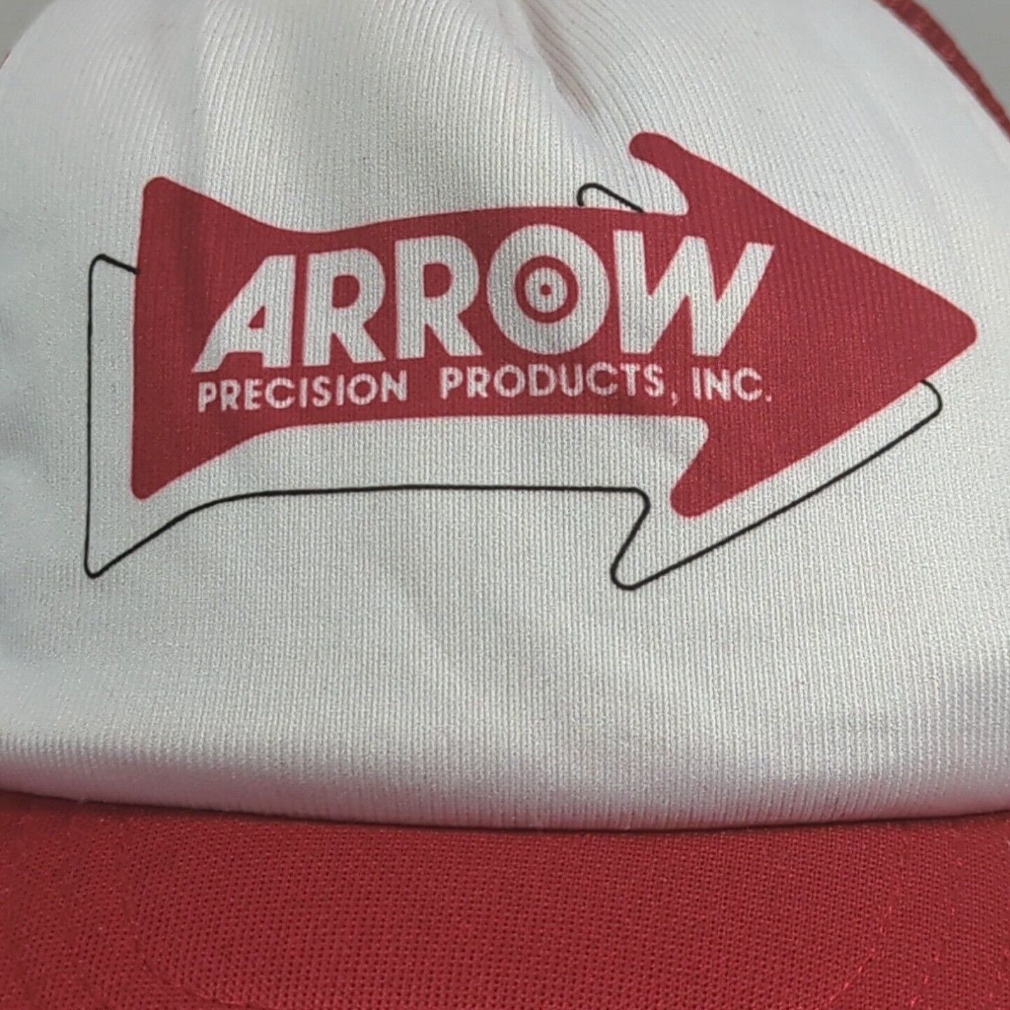Arrow Arrow Precision Product Red White Snapback Vintage Trucker Hat ...