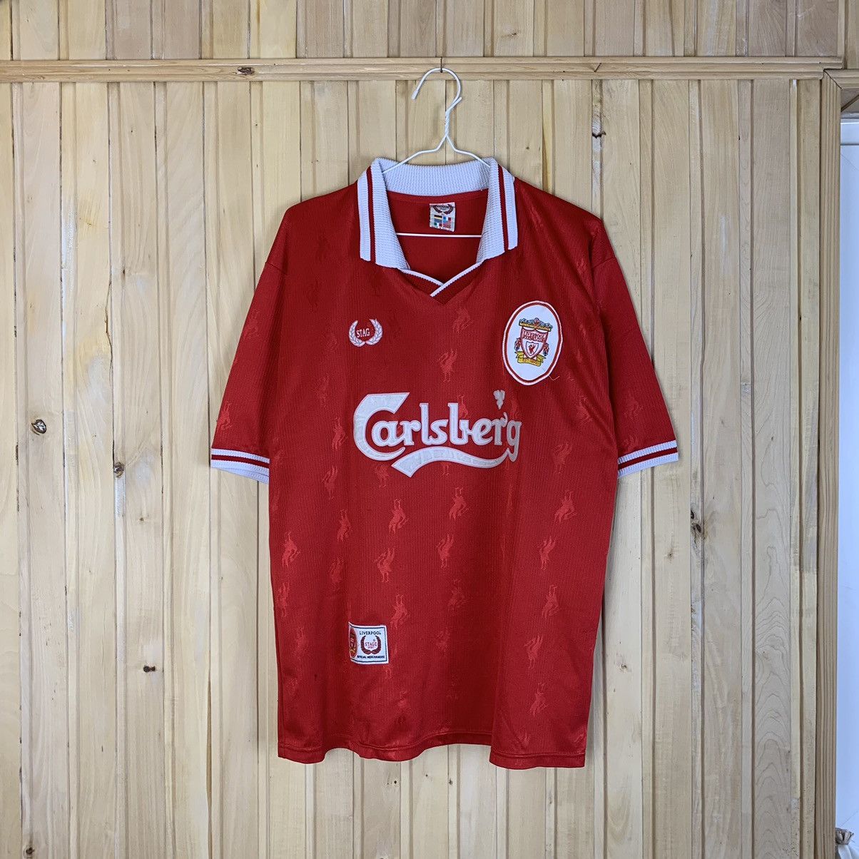 Vintage Rare! Vintage Liverpool Soccer Jersey Carlsberg 1992 90s | Grailed