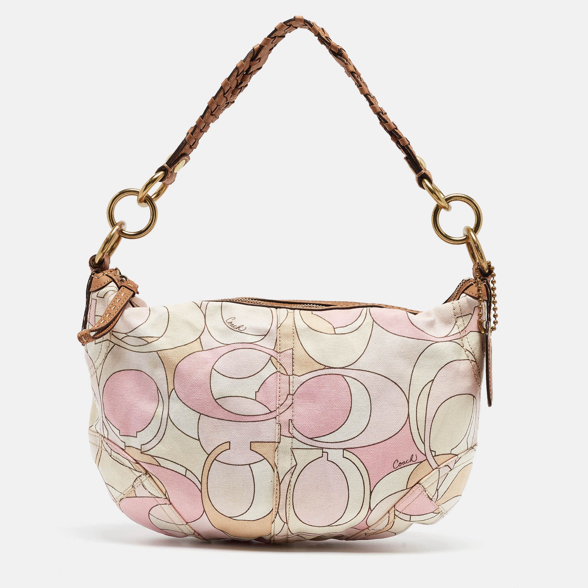 Coach COACH Multicolor Signature Canvas Hobo | Grailed