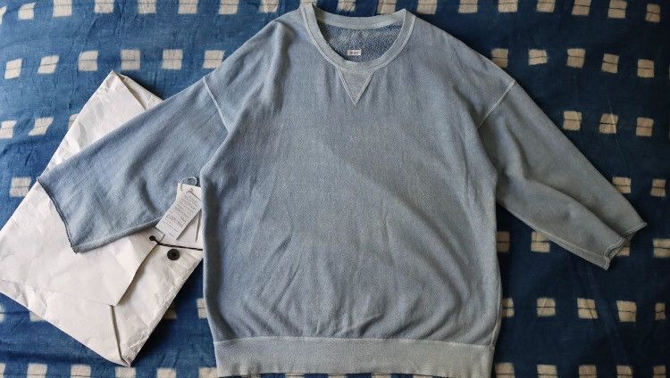 Visvim Visvim 21Aw Jumbo Sweat 3/4 （Uneven Dye） | Grailed