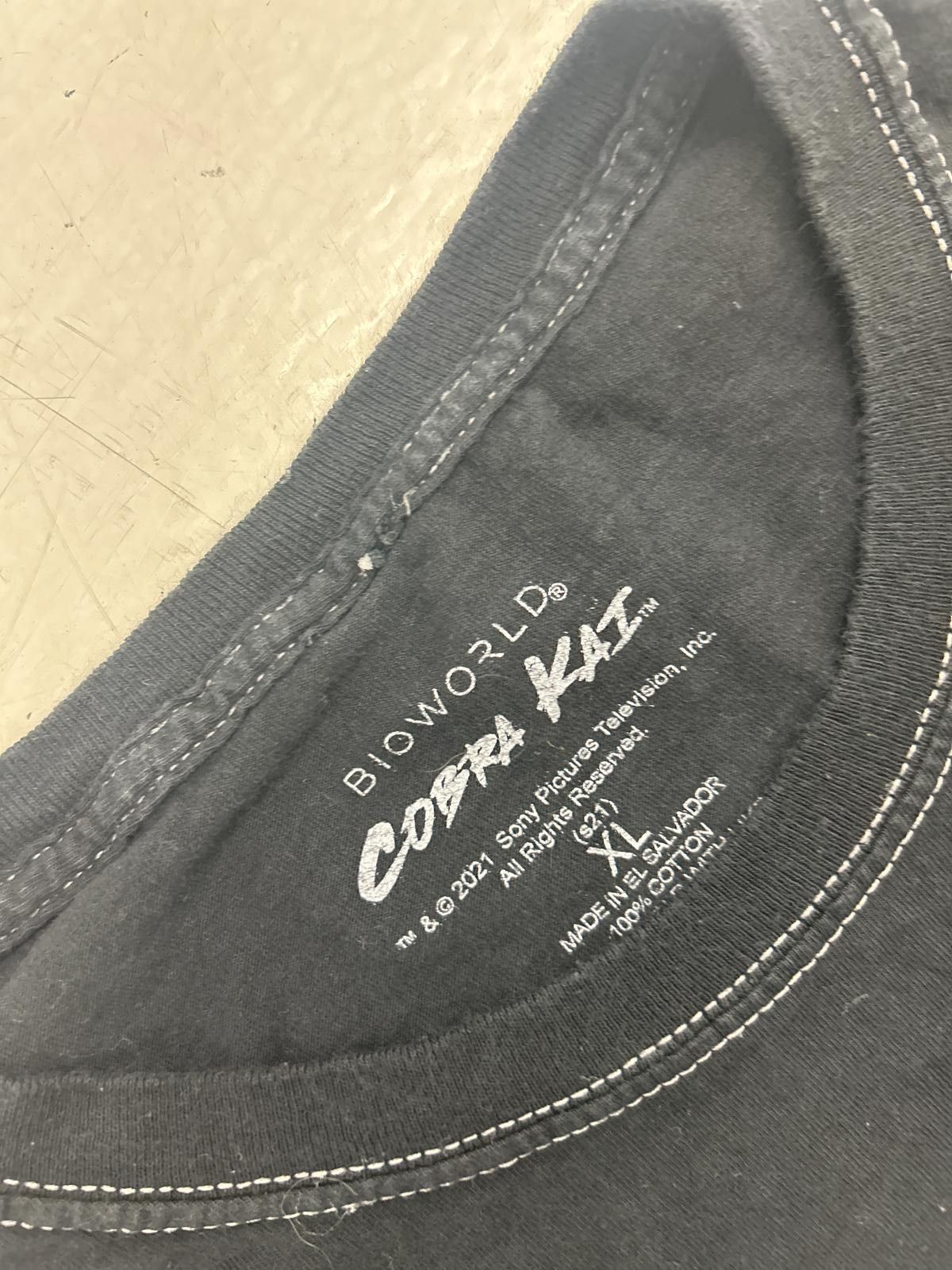 Designer Cobra Kai Dojo T-shirt by BioWorld - Black Design | Grailed