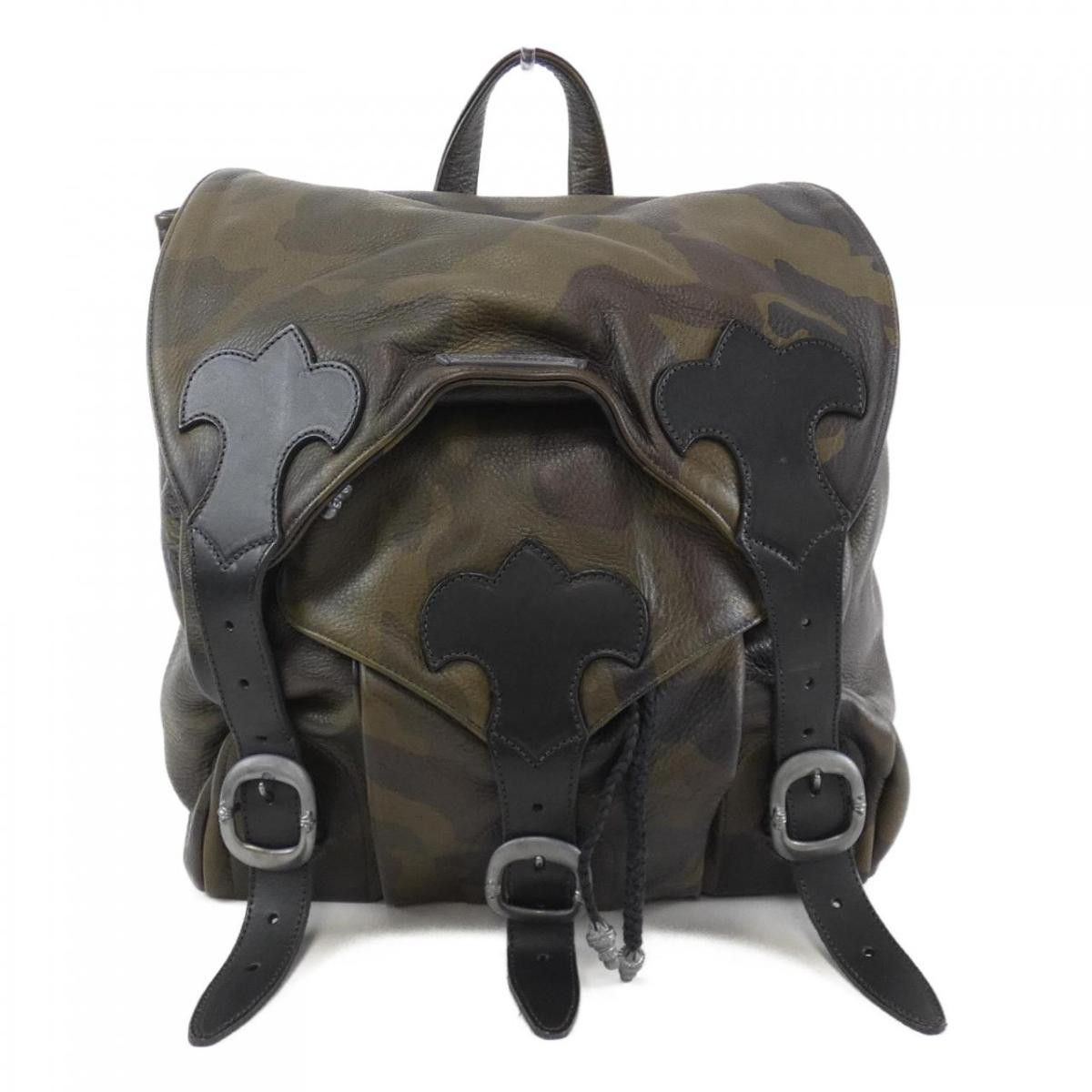 Chrome Hearts Chrome Hearts Camo Flare Leather Backpack | Grailed
