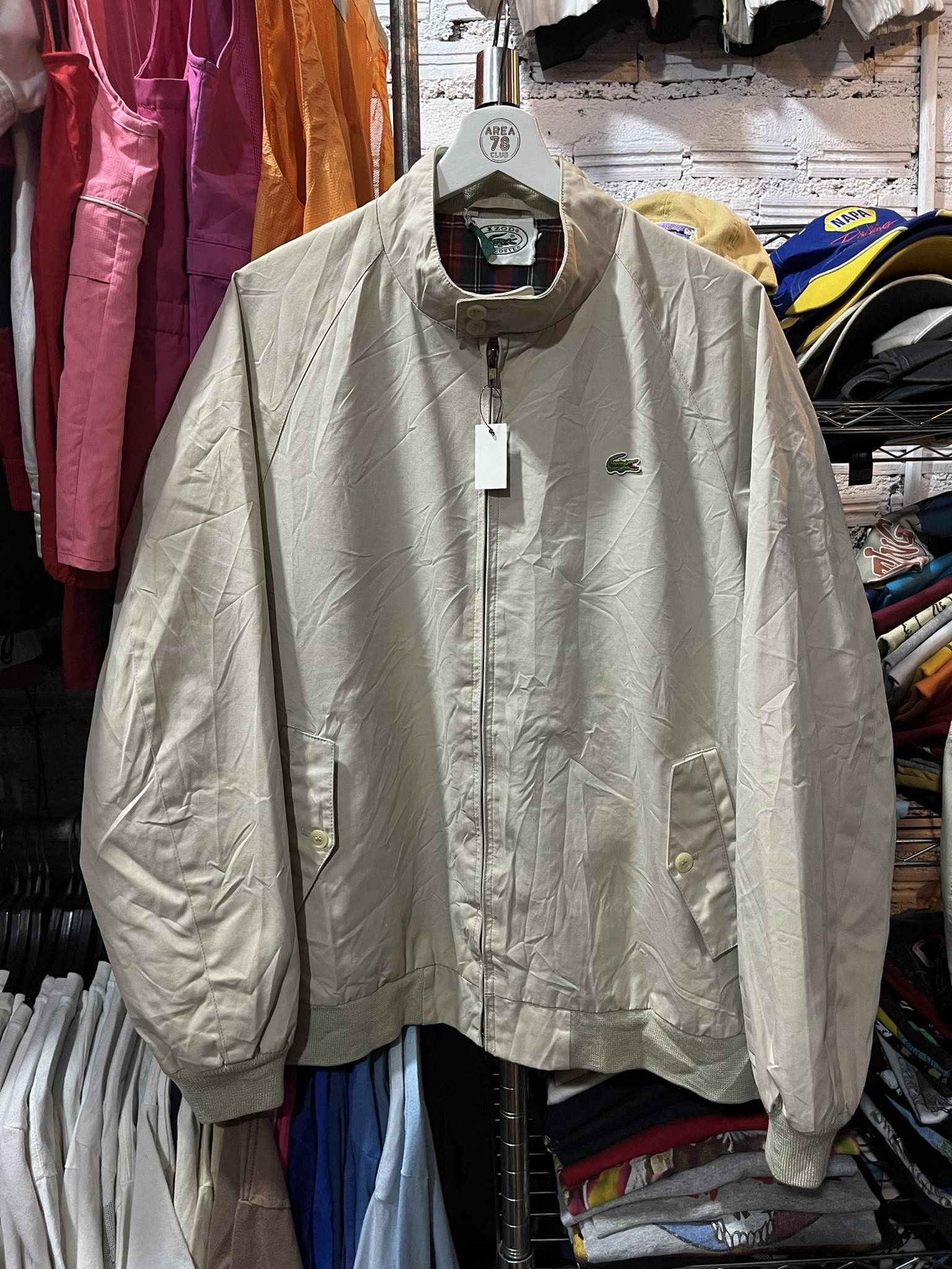 Izod × Lacoste × Vintage Lacoste Izod Shell Jacket Logo 90s | Grailed