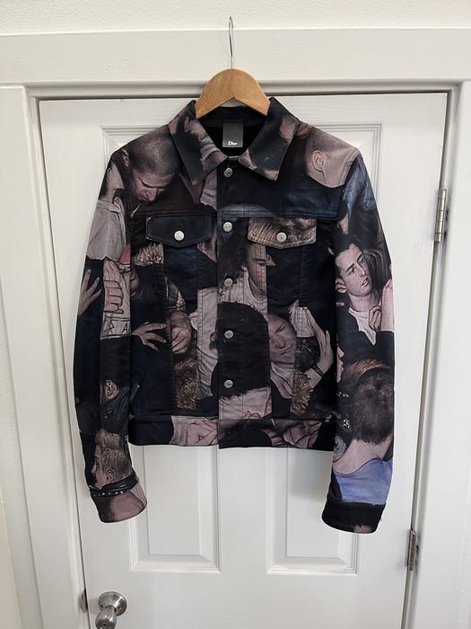Dior Dan Witz FW17 Moshpit Denim Jacket 46 | Grailed