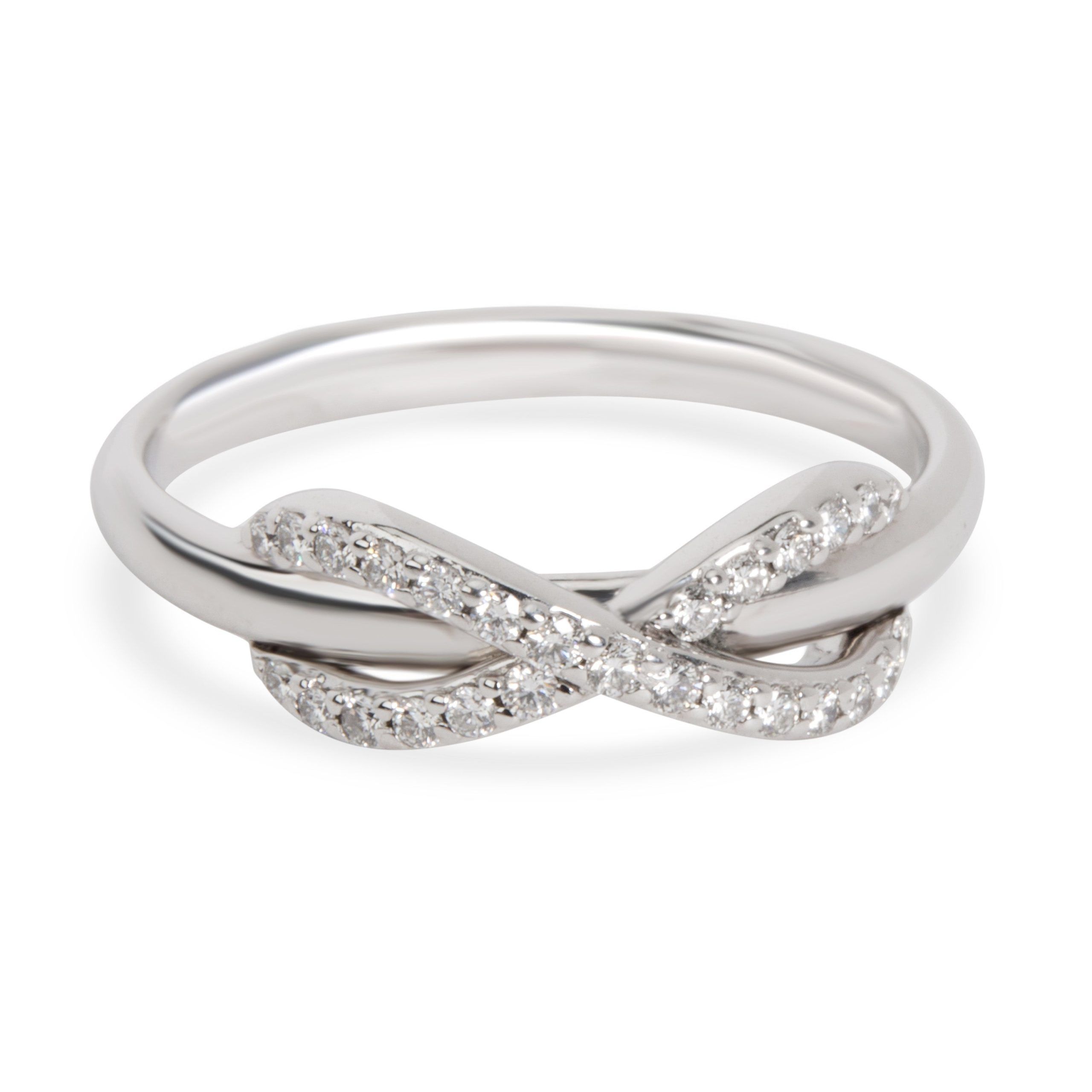 Tiffany & Co. Tiffany & Co. Diamond Infinity Ring in 18K White Gold ...