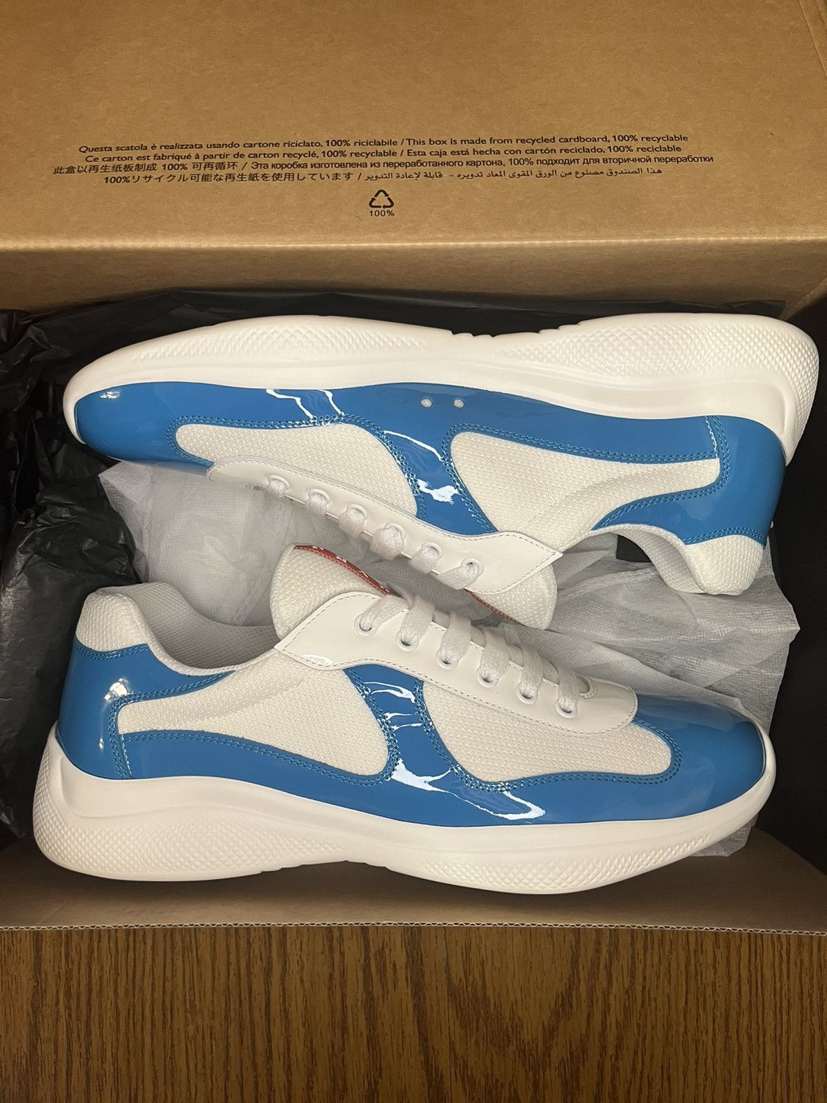 Prada Prada Americas Cup Low-Top Sneaker | Grailed