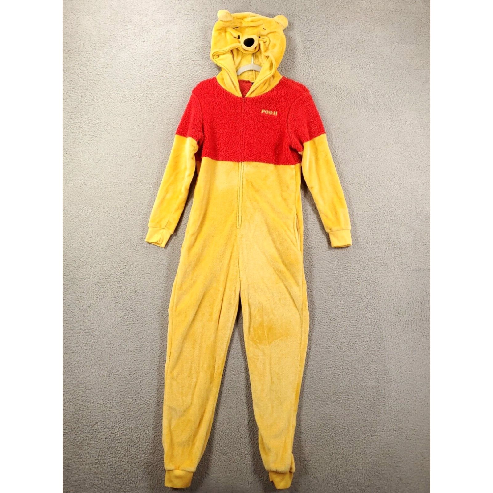 Disney Disnehy Winnie the Pooh Pajamas Adult Medium One Piece Sleepwear ...