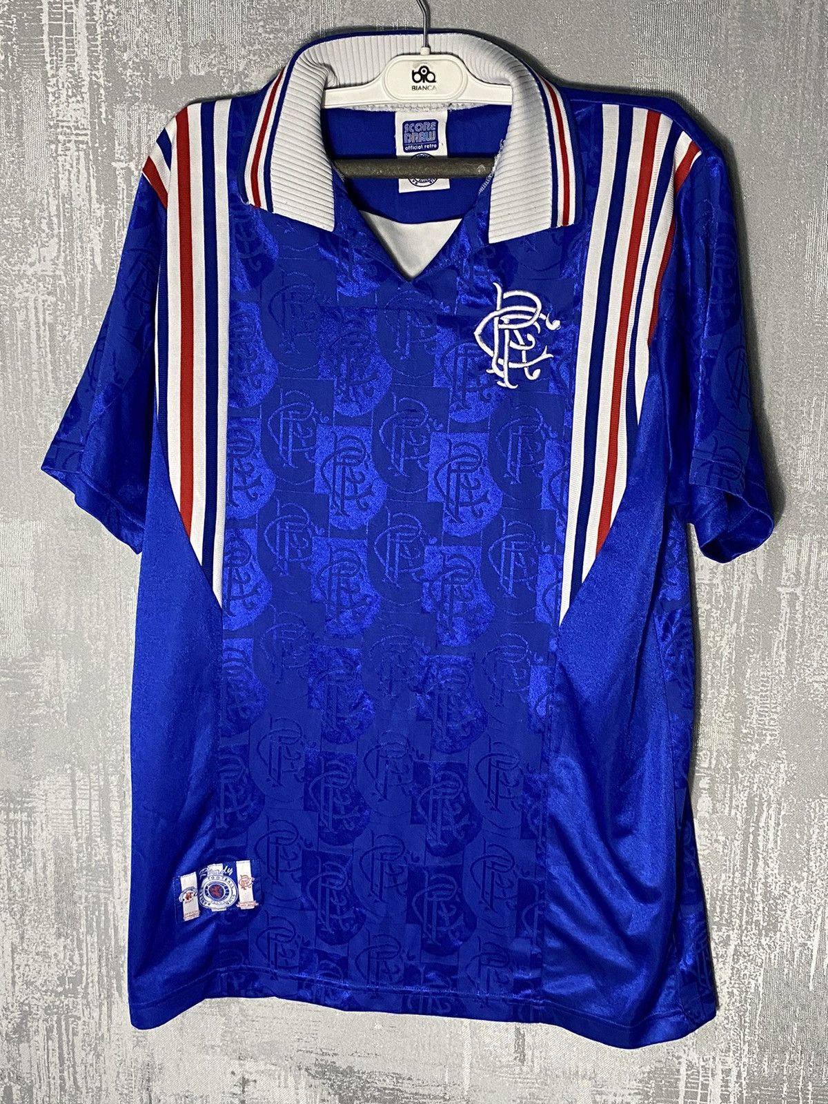 Vintage 1996 Vintage Rangers Soccer Jersey Score Draw | Grailed