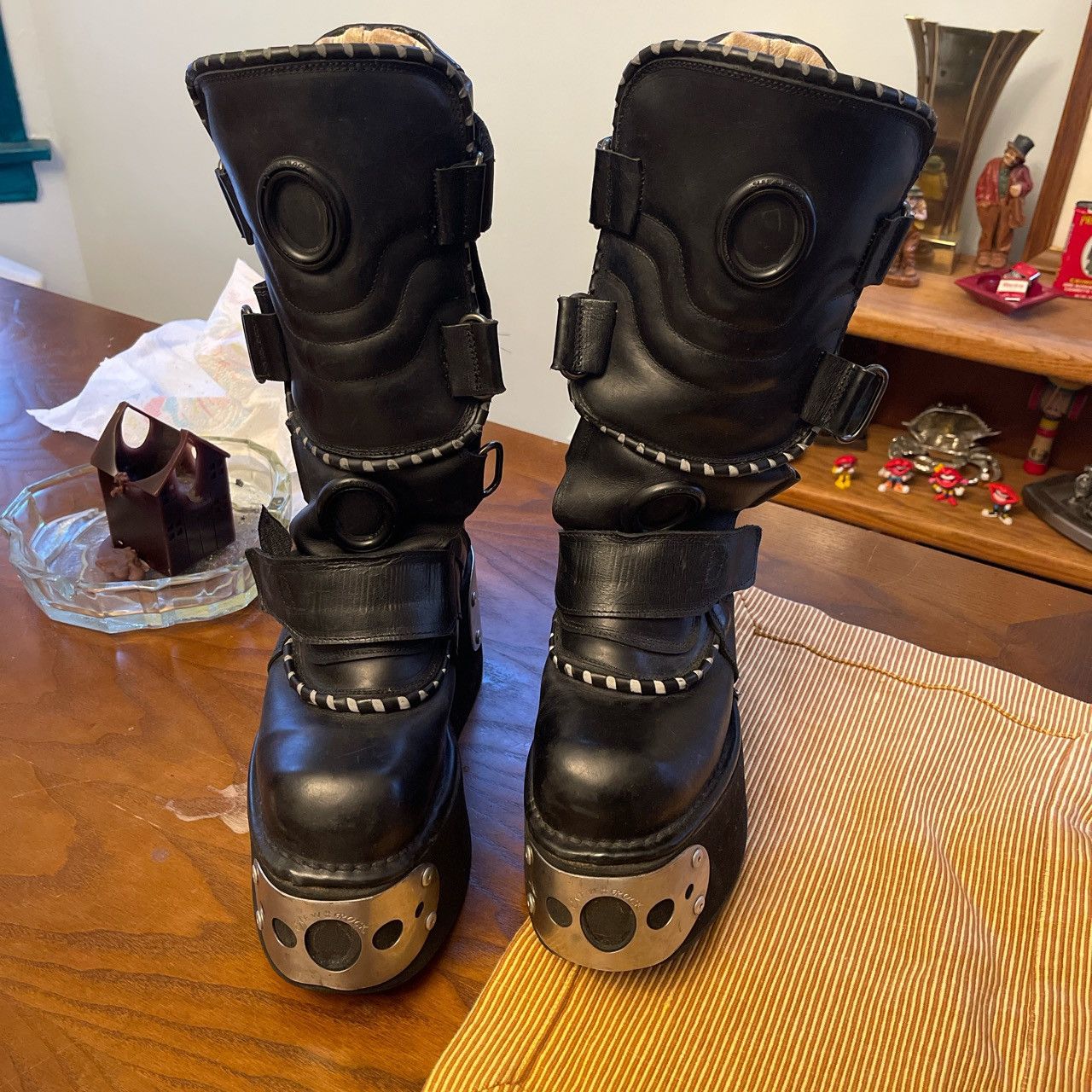 New Rock Vintage New Rock Platform Boots | Grailed