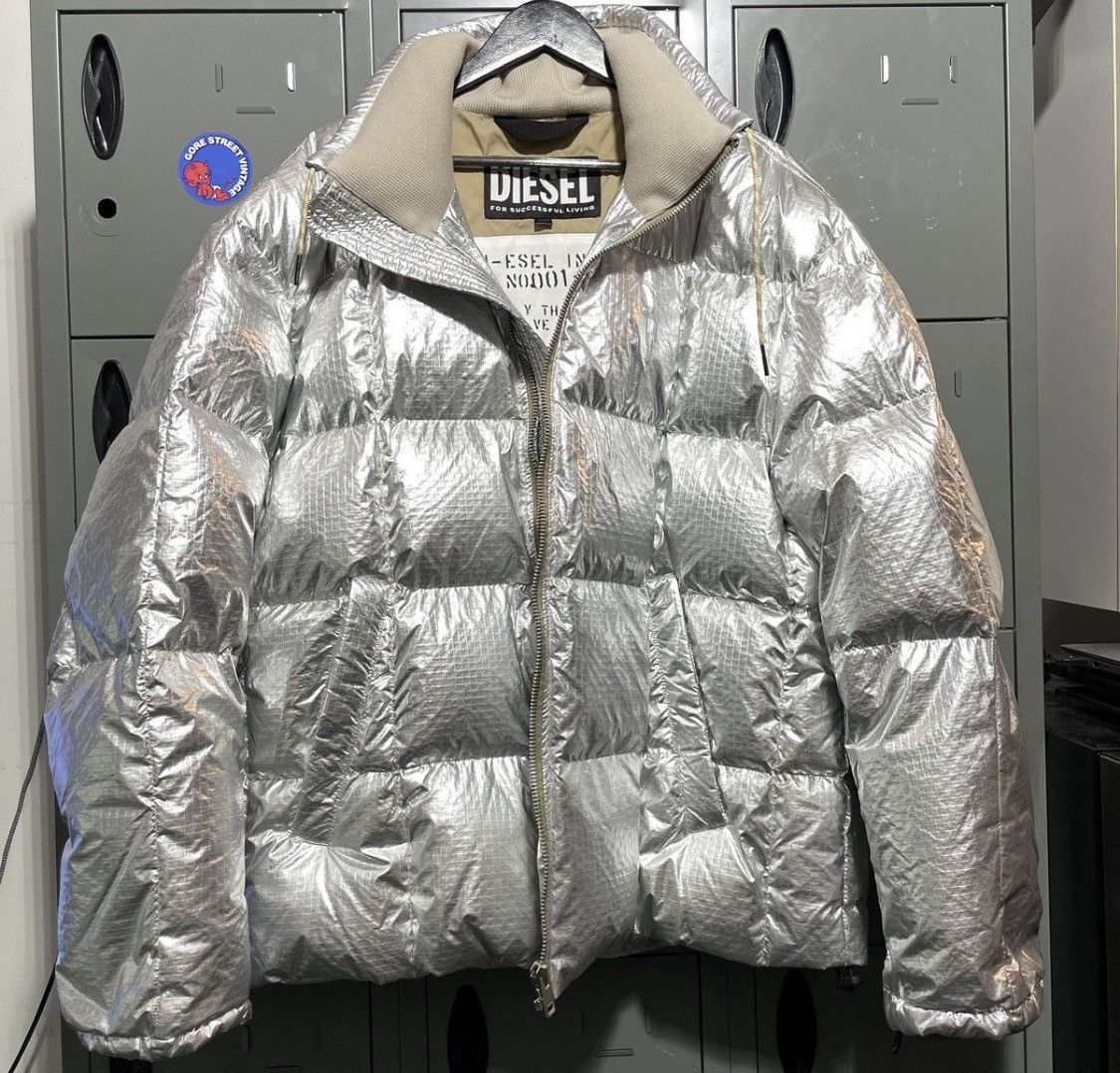 Diesel × Streetwear × Vintage Diesel astronaut ufo space jacket puffy ...