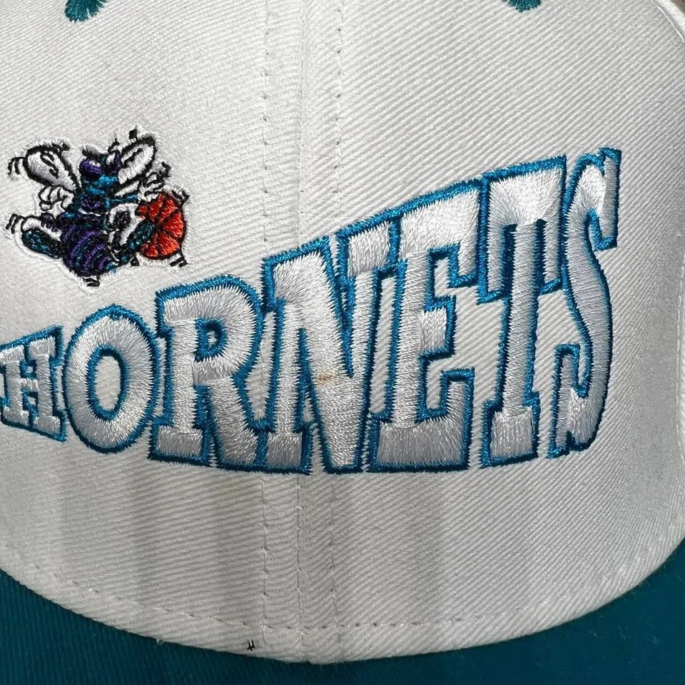 Adidas Vintage Charlotte Hornets NBA Hat Snapback Cap White New Men ...