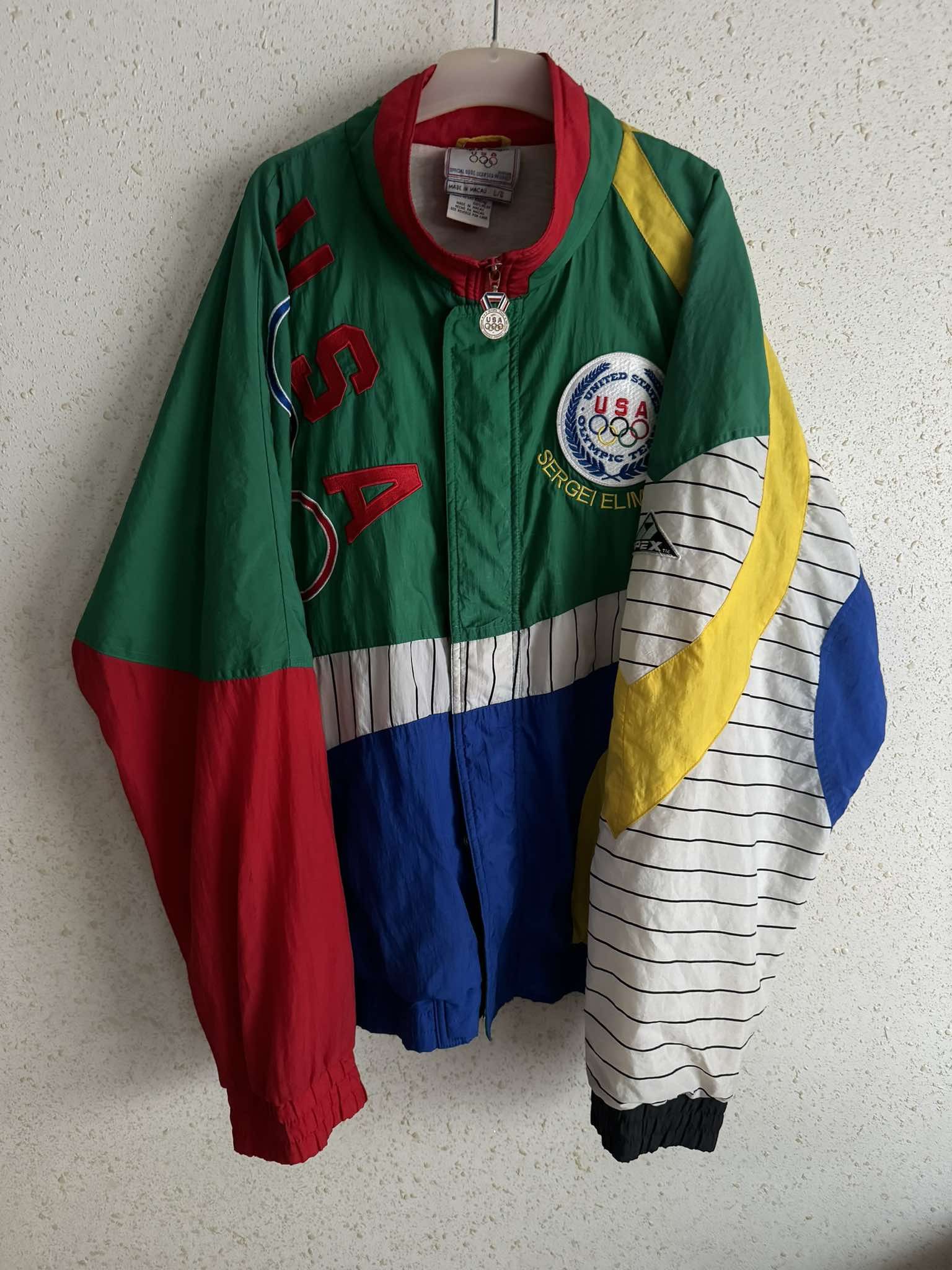 Apex × Usa Olympics × Vintage USA 1996 Olympics Vintage Jacket Apex ...
