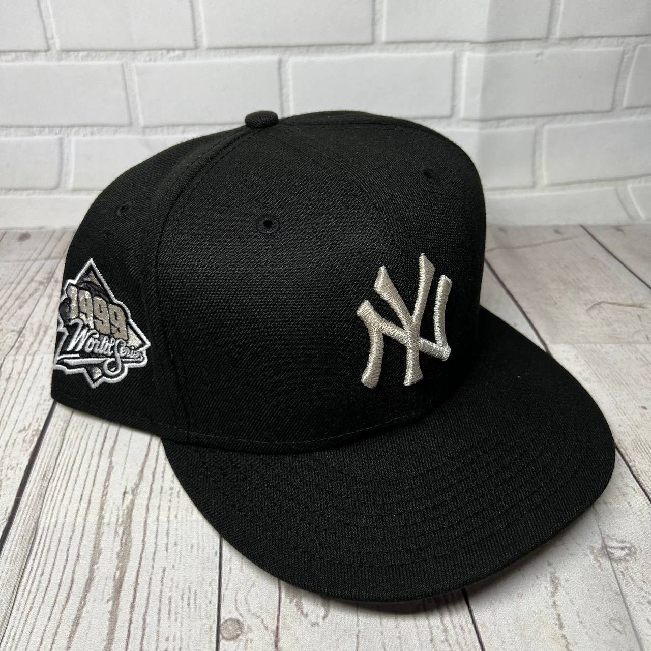 New Era New York Yankees MLB Side Patch 8 Hat Fitted Cap Black Men ...
