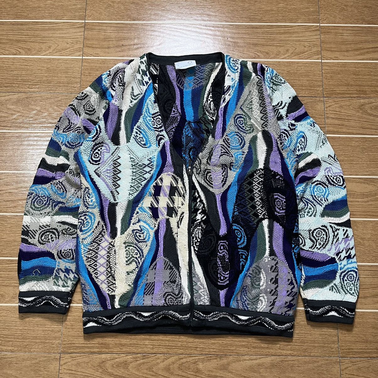 Coogi Coogi Knitted Cardigan Zip Up Sweater | Grailed