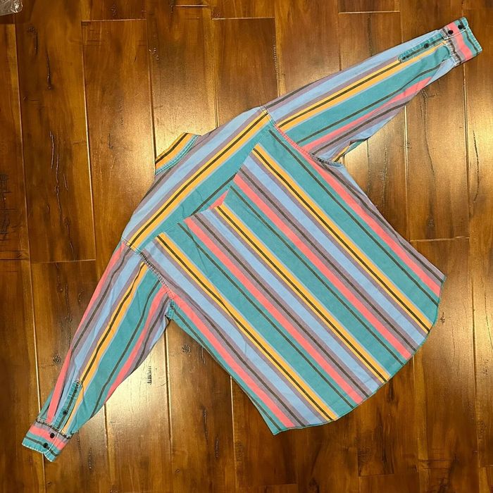 Vintage 80s Mens Vintage Wrangler Shirt Brushpopper Western Button U ...