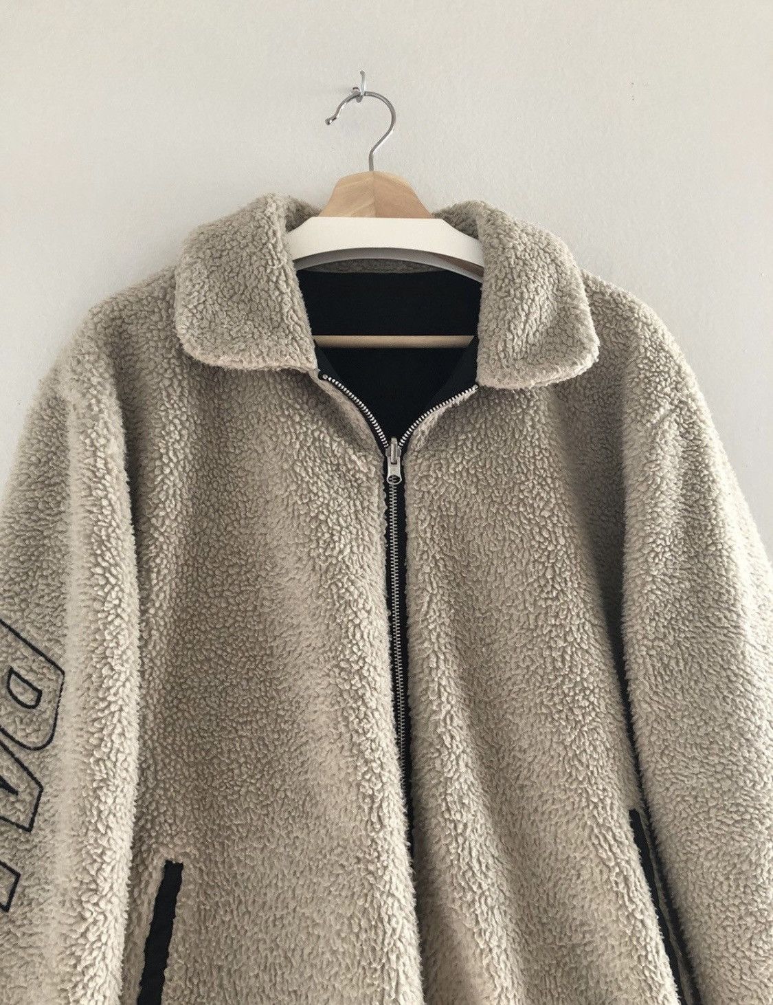 Palace Palace Reverso Reversible Fleece Sherpa Bomber Logo Jacket | Grailed