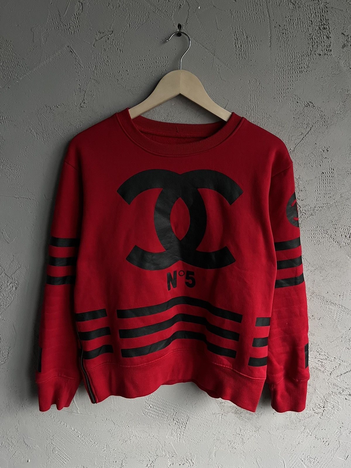 Homme + Femme La Homme + Femme LA Coco Sweater Red Sweatshirt | Grailed