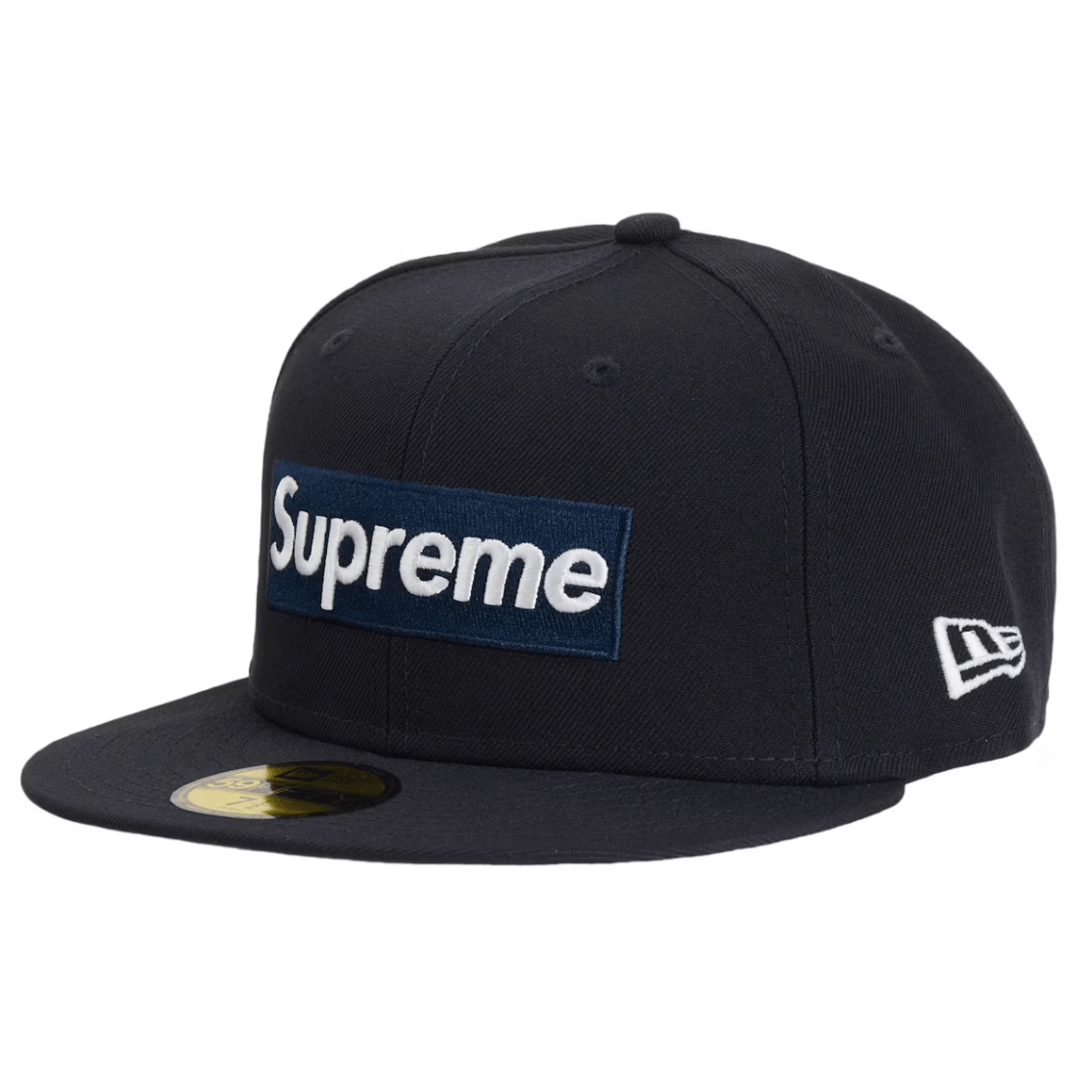 Supreme Supreme MLB New York Box Logo Fitted Hat Navy | Grailed