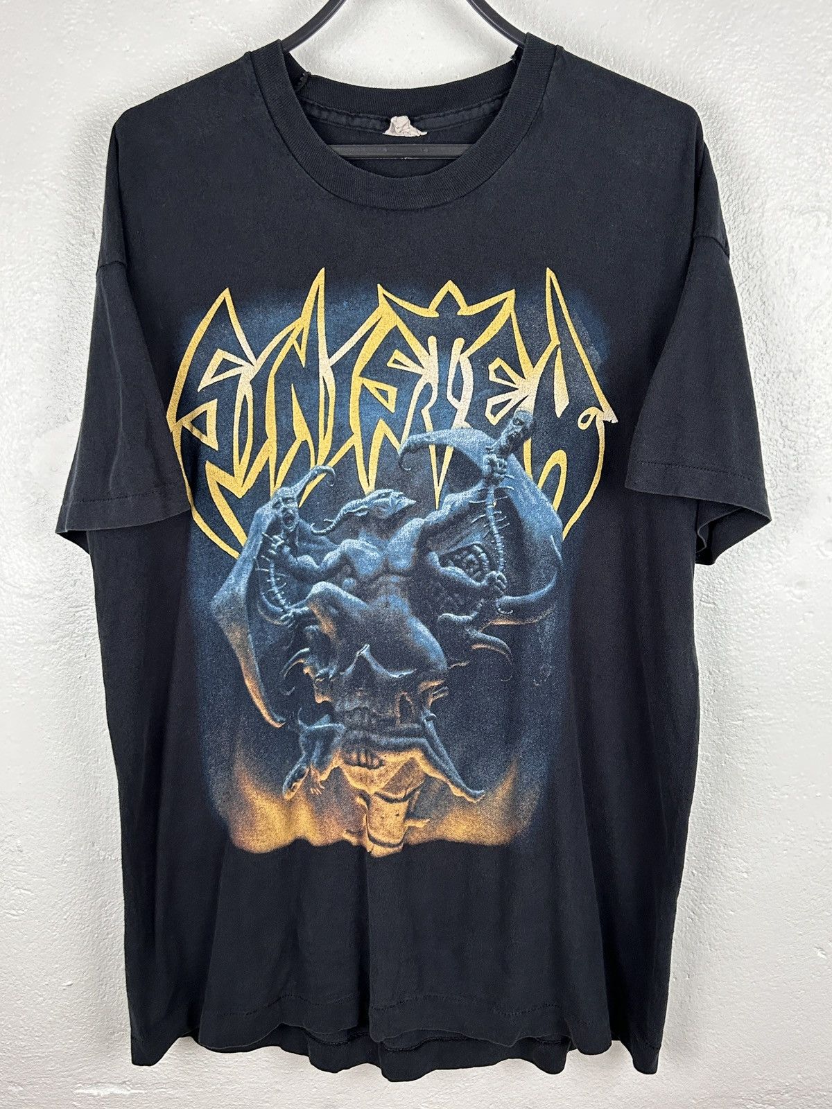 Vintage 90s Vintage Sinister Band 1995 Hate Death Metal T-Shirt | Grailed