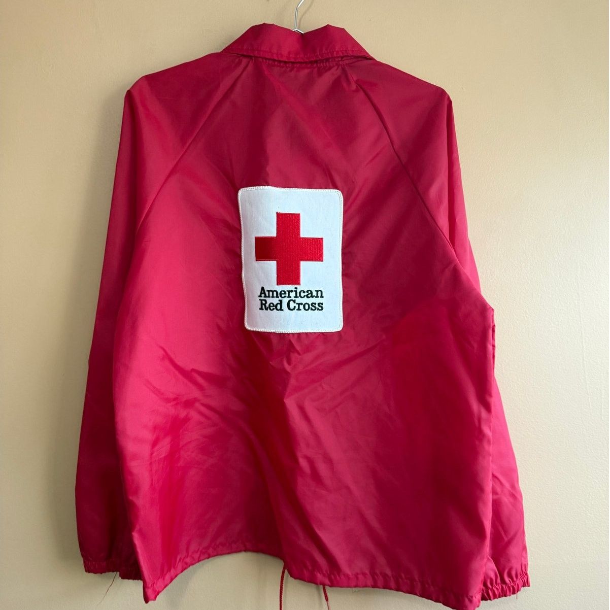 Other Vintage 1980's American Red Cross Jacket Nylon Windbreaker | Grailed