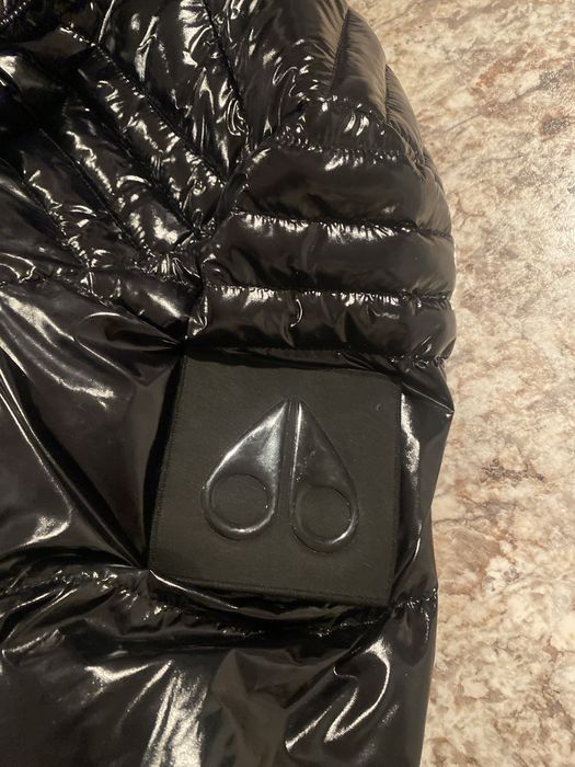 Moose Knuckles Moose knuckle shiny black coat | Grailed