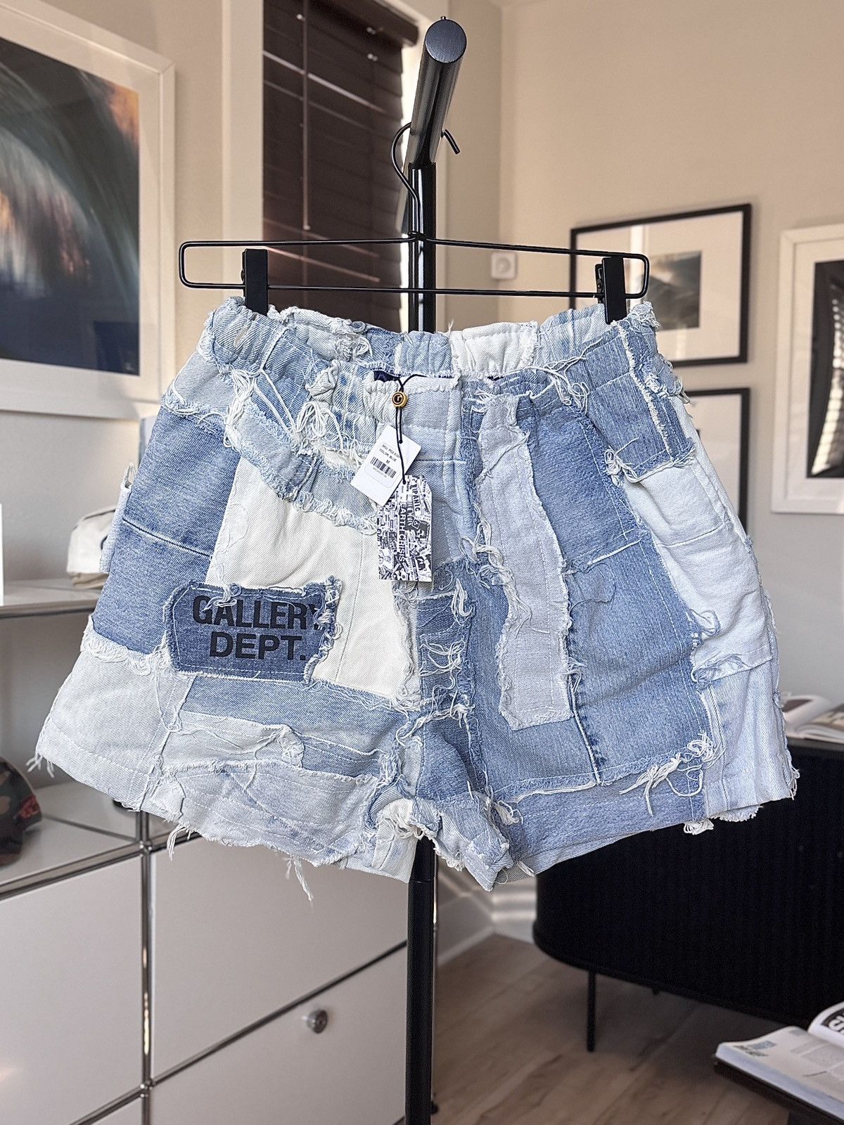 Gallery Dept. GALLERY DEPT | PATCHWORK DENIM LOGO SHORTS | Grailed