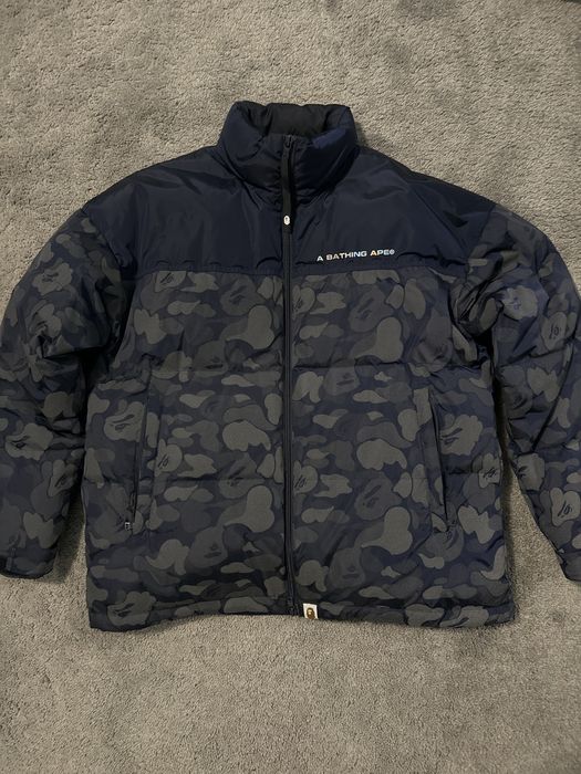 Bape Bape ABC Reflective Puffer | Grailed