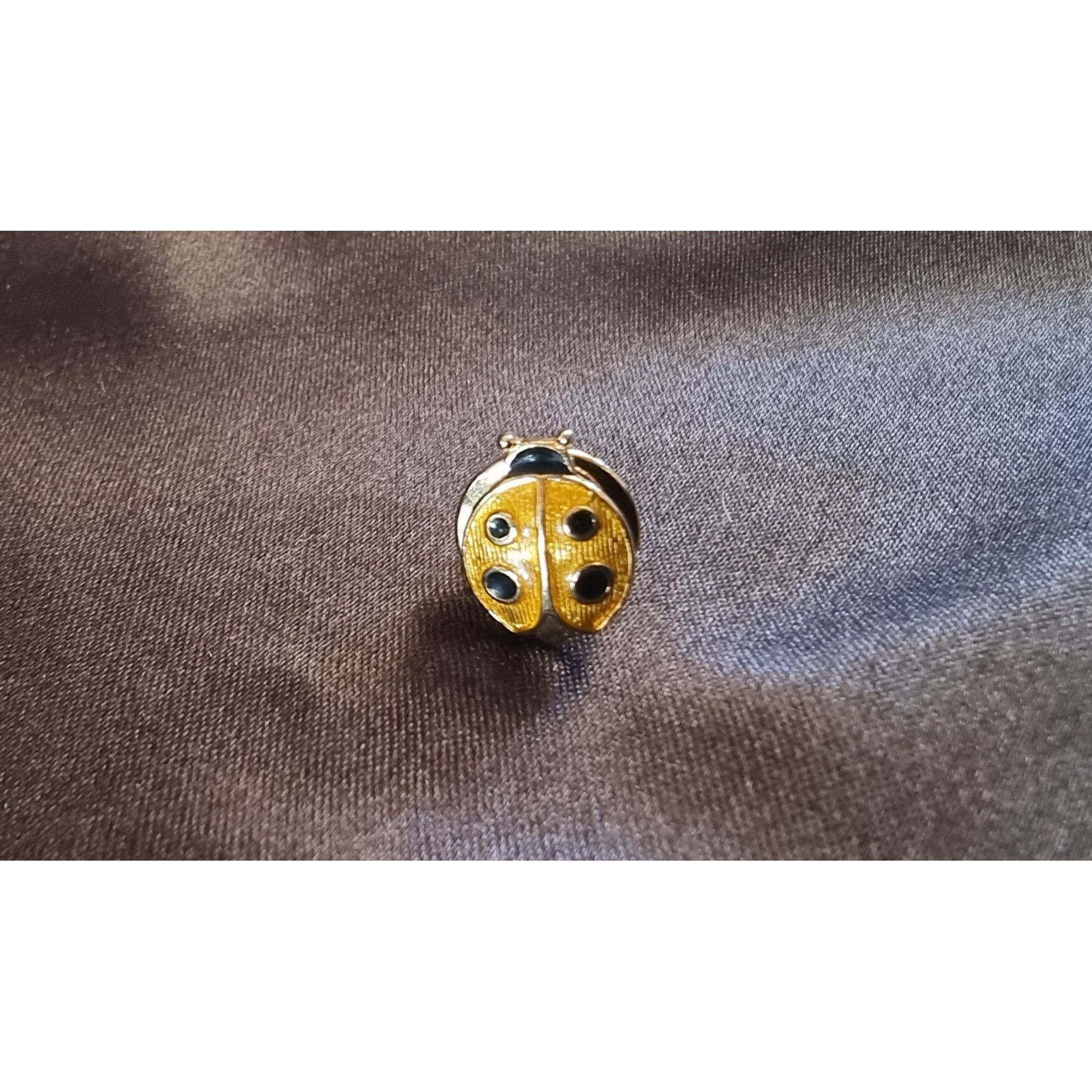 Vintage Vintage AVON Signed Lady Bug Gold Yellow Tone Pin | Grailed