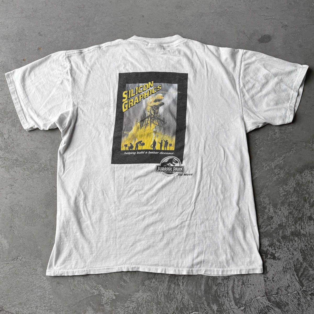 Vintage Vintage 1992 Jurassic Park Silicon Graphics T Shirt | Grailed