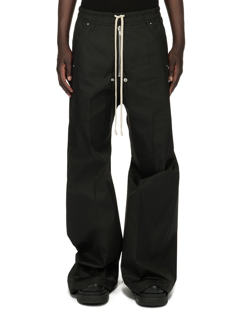 Rick Owens RICK OWENS PANTS JEANS TROUSERS CARGO WORKWEAR LEATHER WAXED ...
