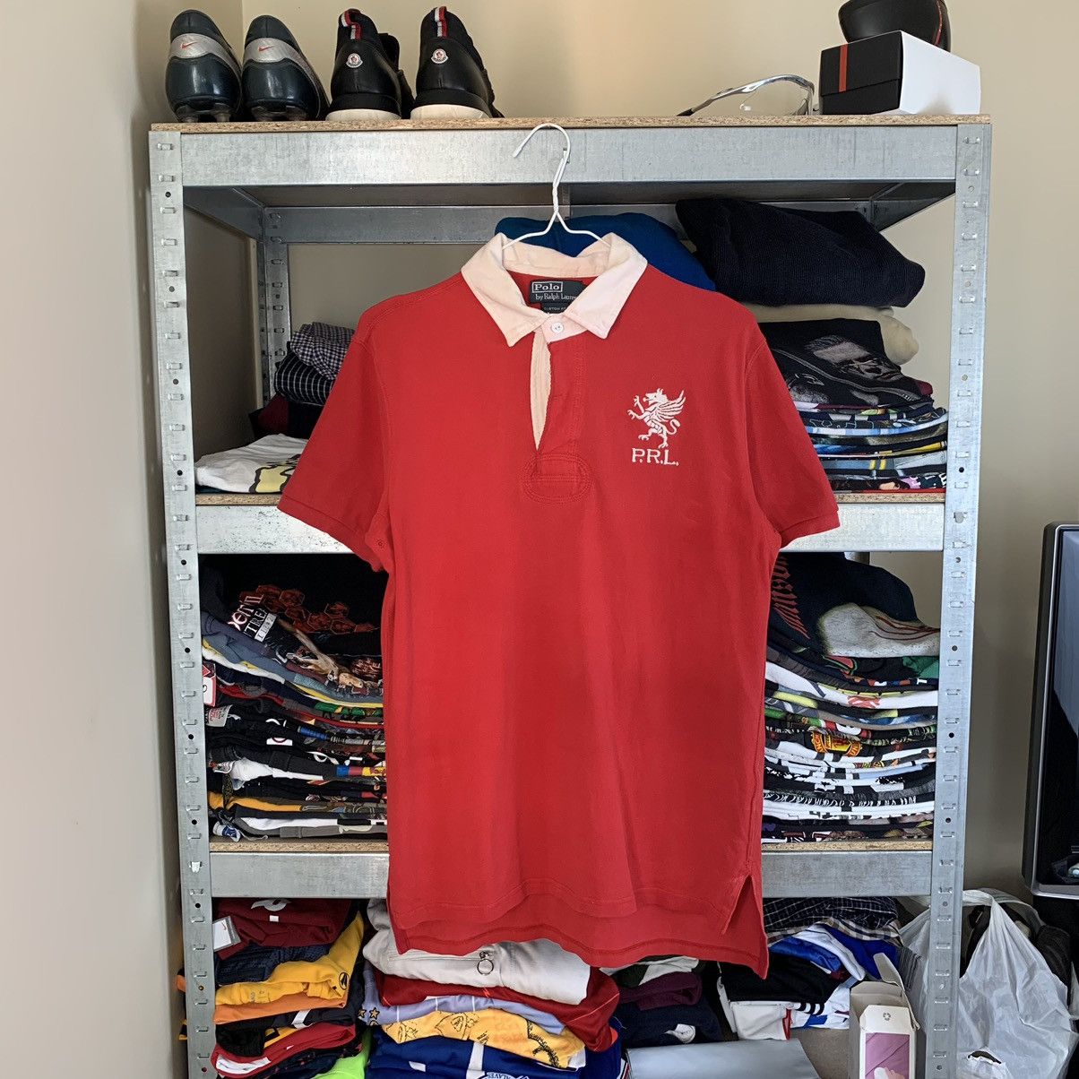 Polo Ralph Lauren Rare! Vintage Polo Ralph Lauren Rugby Shirt 90s Logo ...